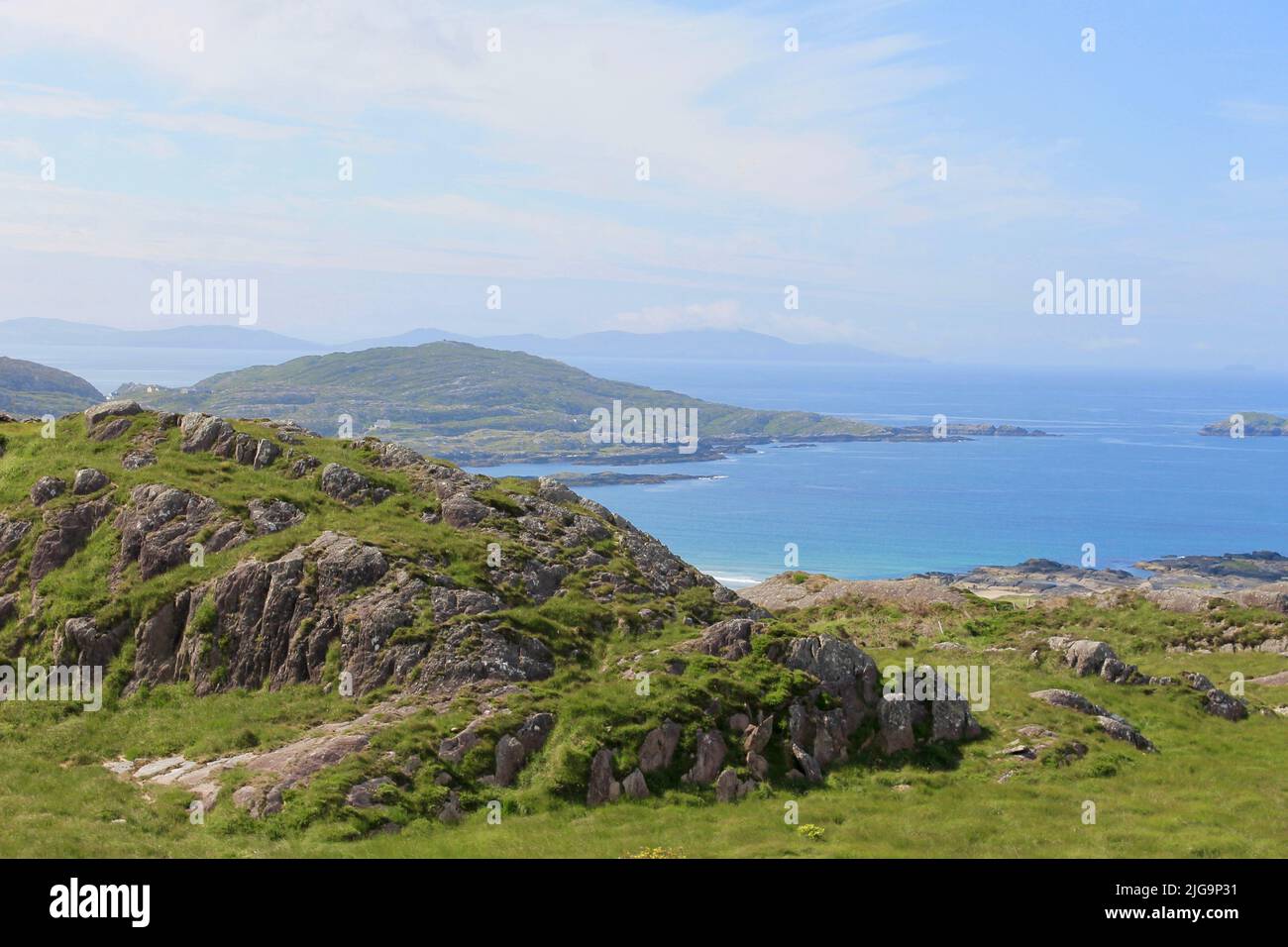 Scenic views of the Ring of Kerry, County Kerry, Ireland Stock Photo ...