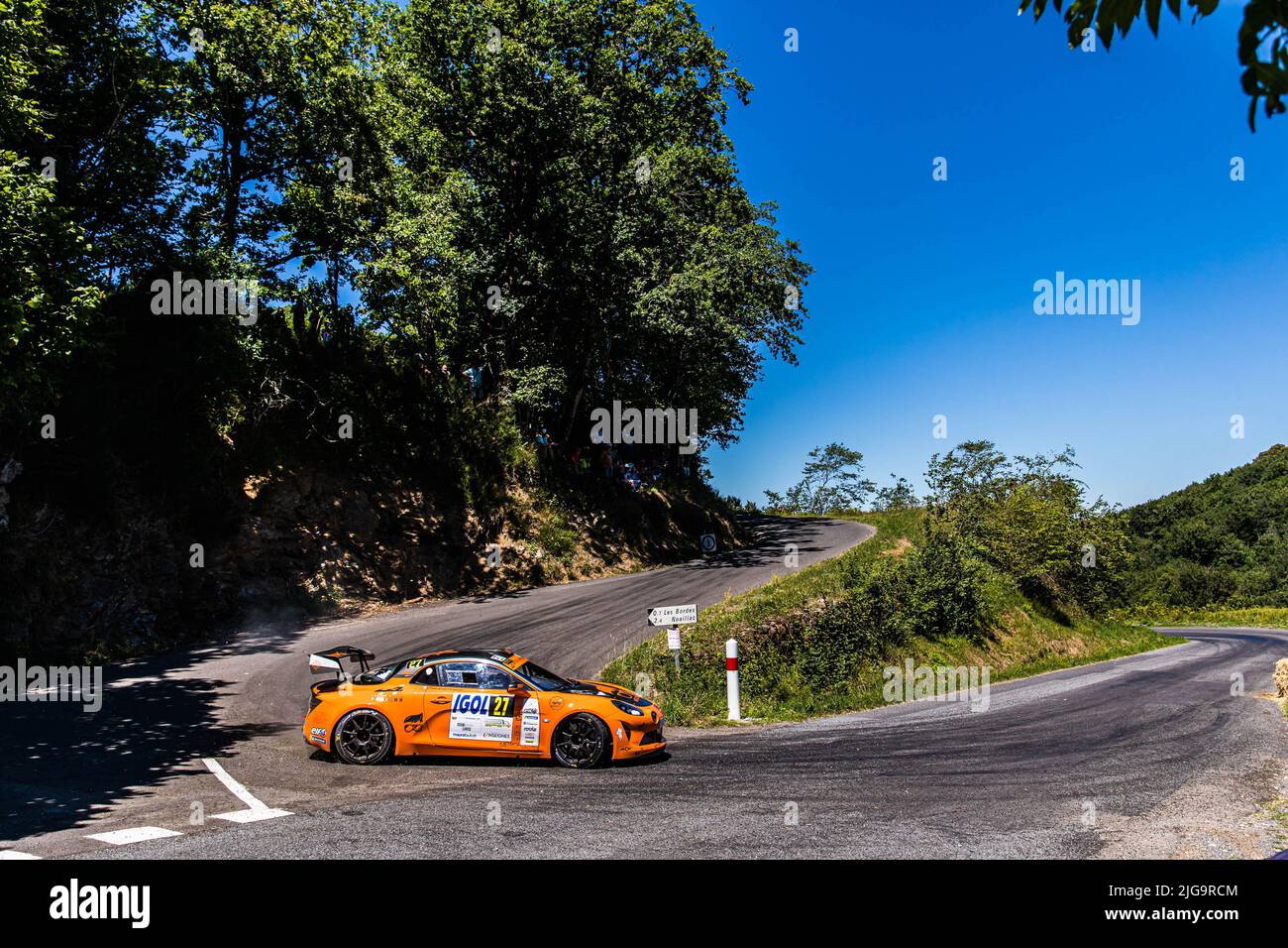 27 FASSIO Bertrand, EUSTAQUIO Philippe, Alpine A110, action during the ...