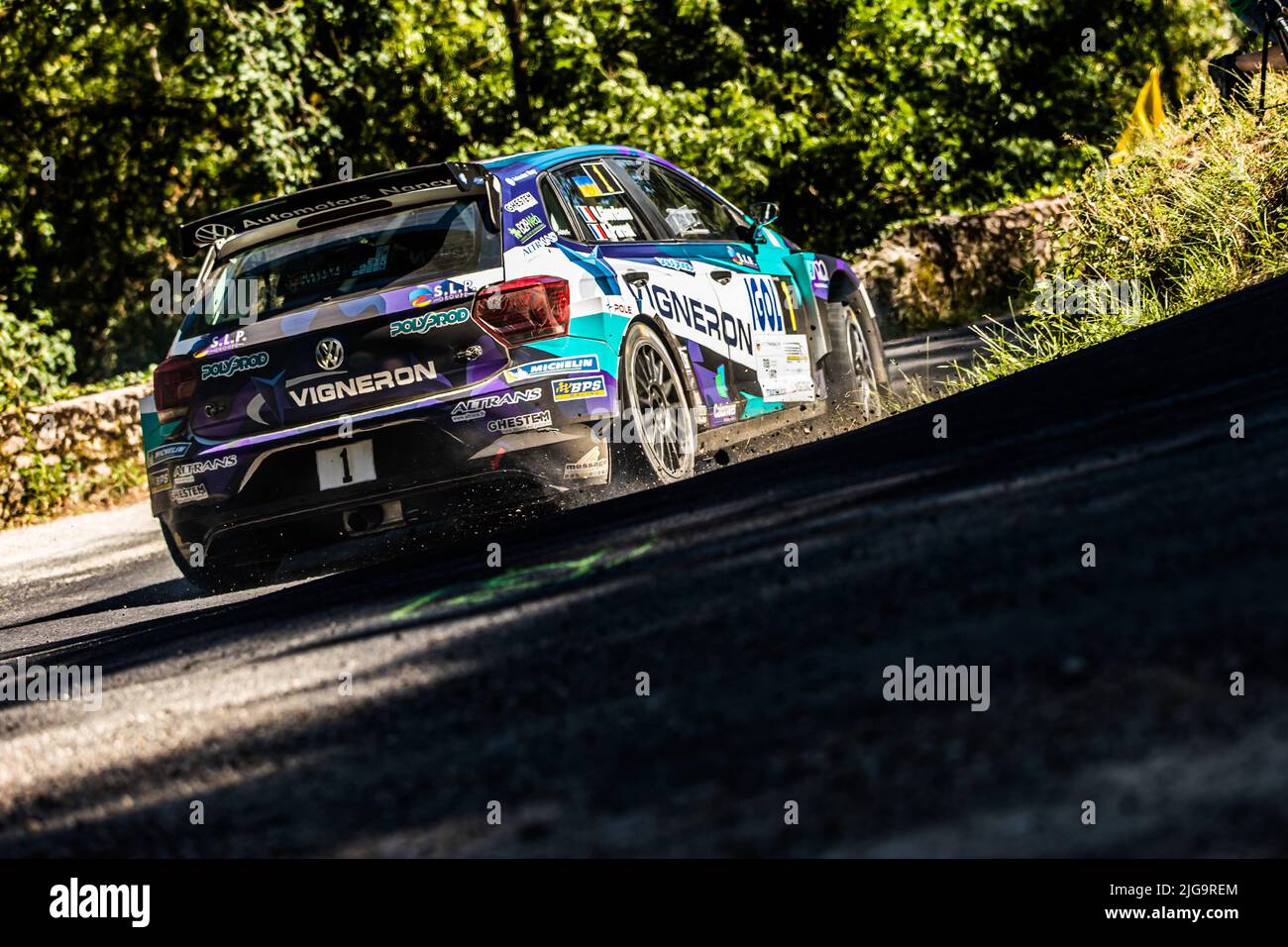 01 GIORDANO Quentin, PARENT Kevin, Volkswagen Polo GTI, action during ...