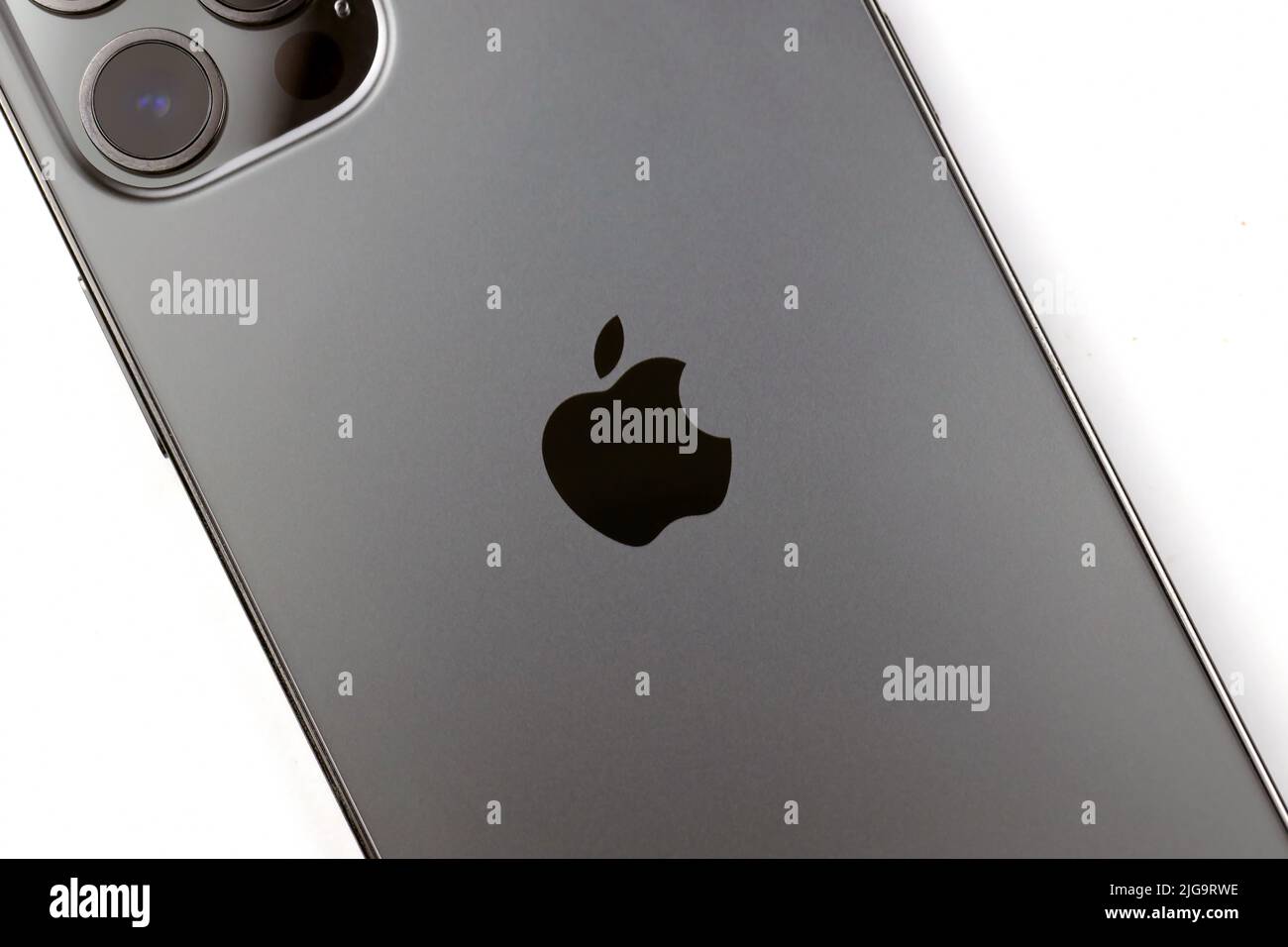 KHARKIV, UKRAINE - JANUARY 27, 2021: Apple Iphone 12 pro new brand ...