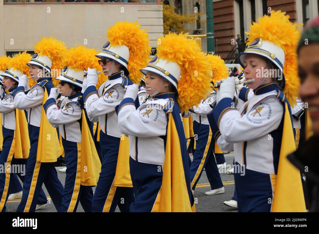 Performers at the Macy's Thanksgiving Day Parade, NYC, USA Stock Photo ...