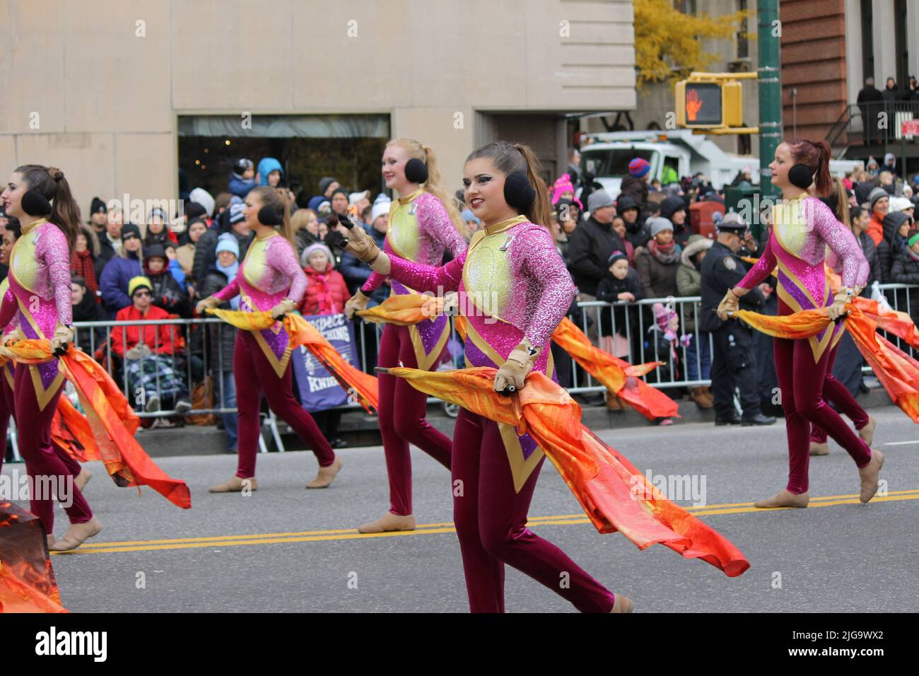 Performers at the Macy's Thanksgiving Day Parade, NYC, USA Stock Photo ...