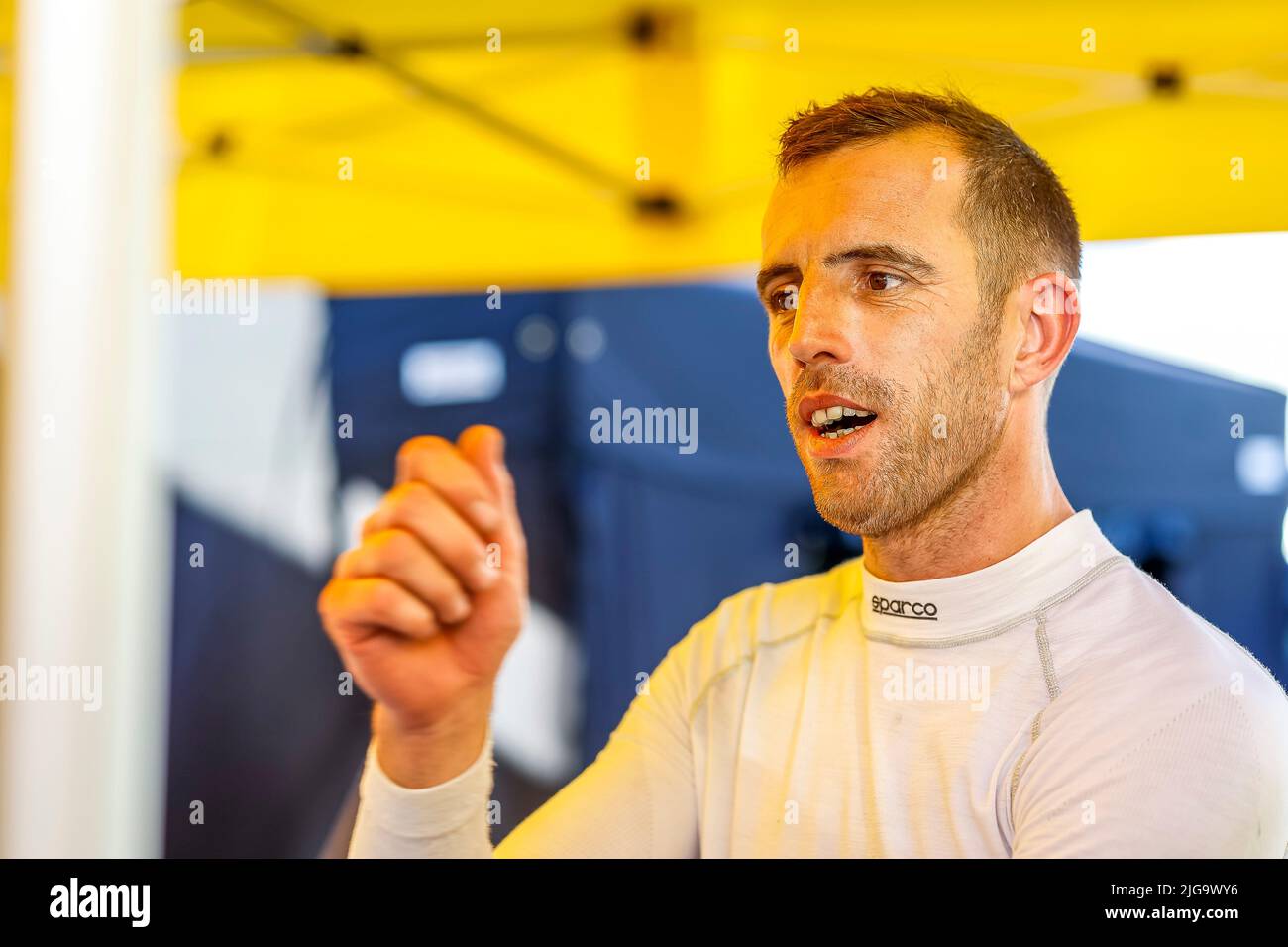 MAGNOU Patrick, VILANOVA Anthony, Renault Clio RS Line, portrait during the Rallye Aveyron ...