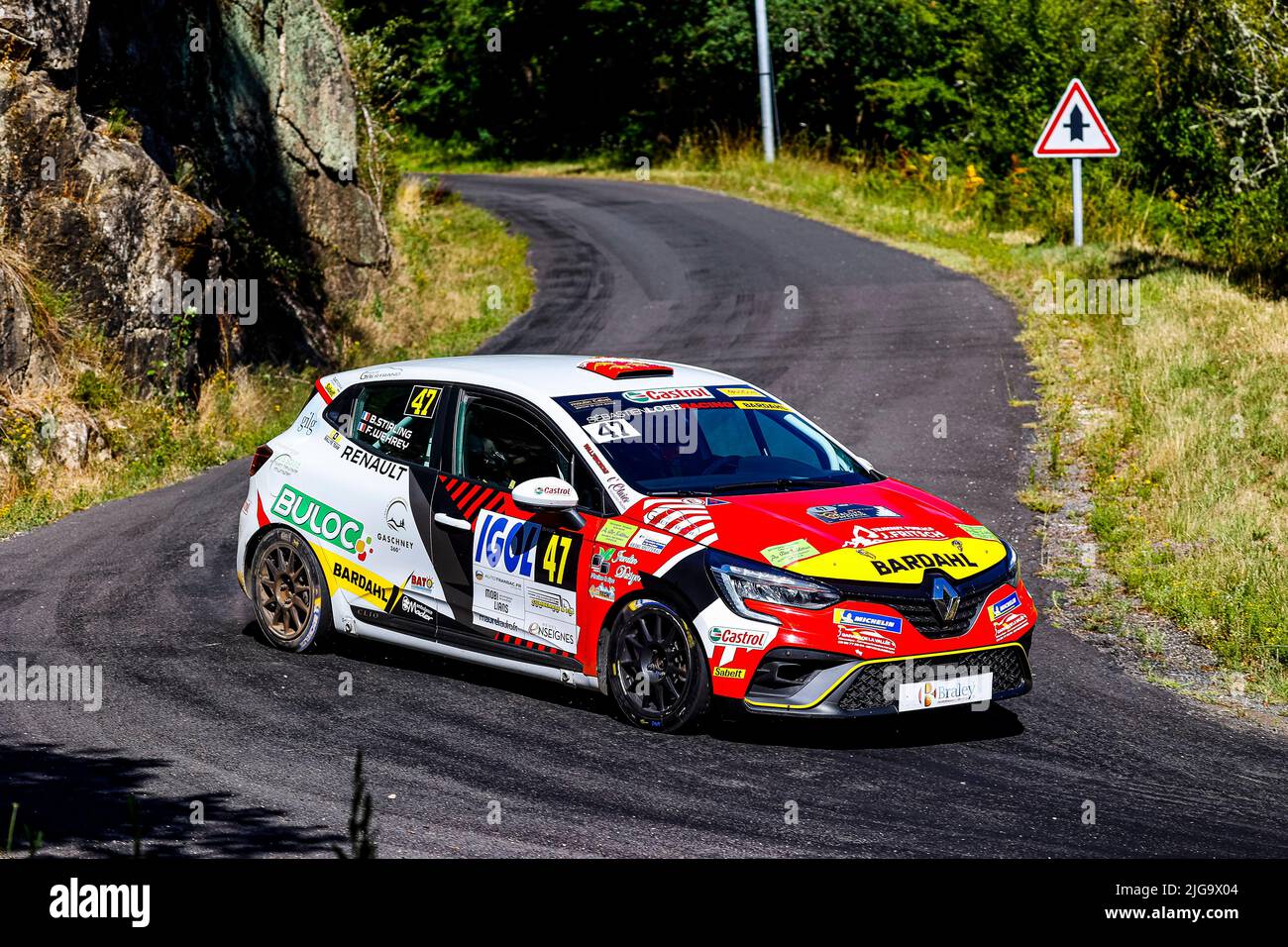 47 STIRLING Benjamin, WEHREY Florence, Renault Clio RS Line, action ...