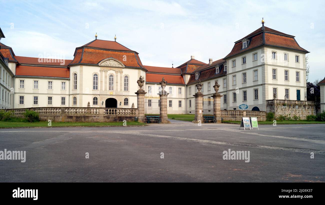 Schloss Fasanerie, palace complex from the 1700s, near Fulda, main ...