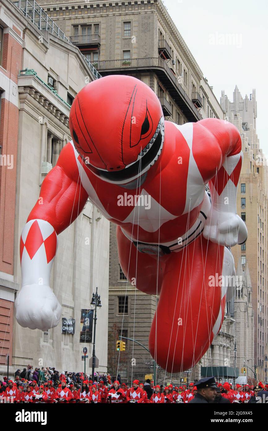 Balloons of the Macy's Thanksgiving Day Parade, NYC, USA Stock Photo ...