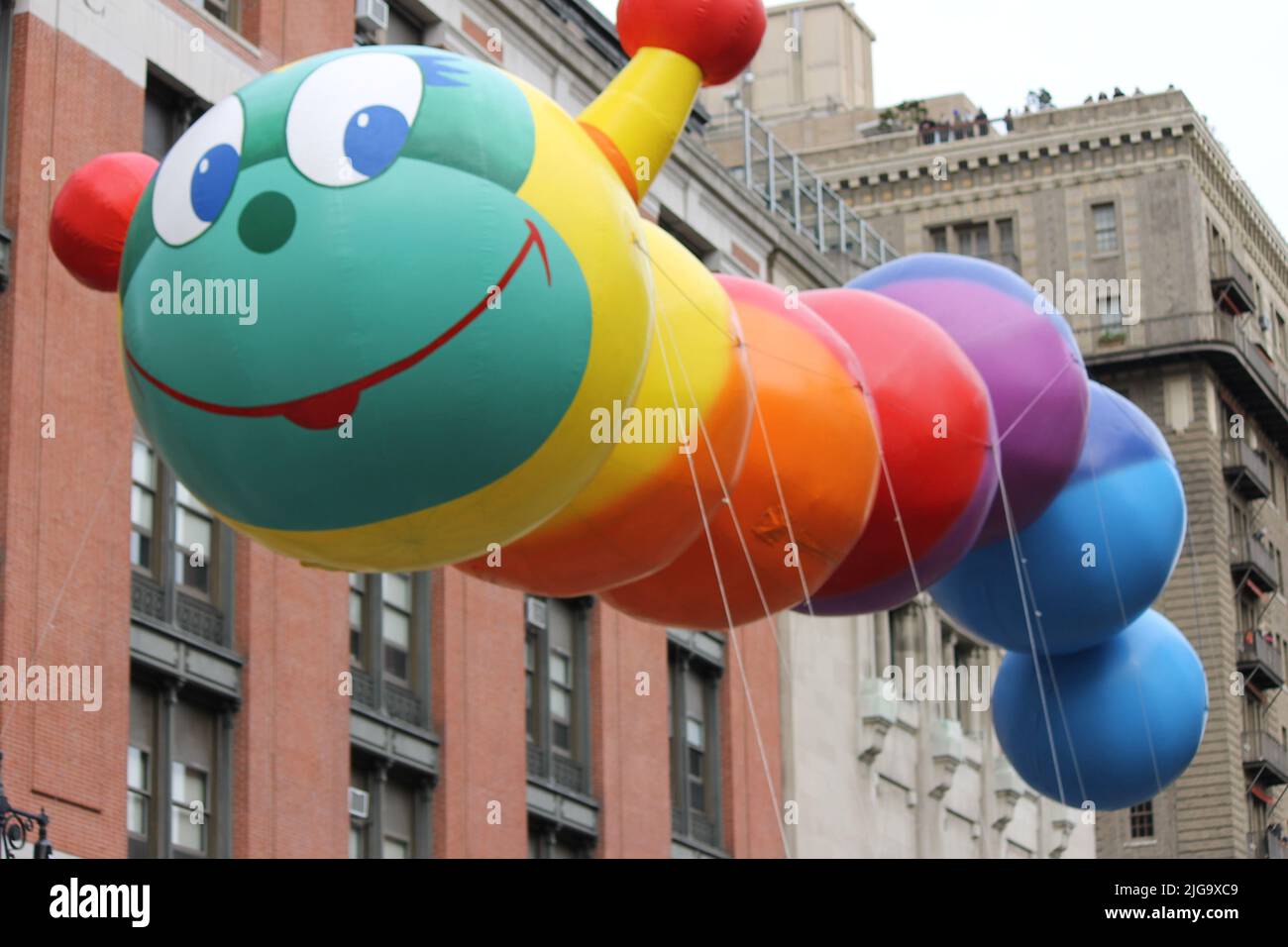 Balloons of the Macy's Thanksgiving Day Parade, NYC, USA Stock Photo ...