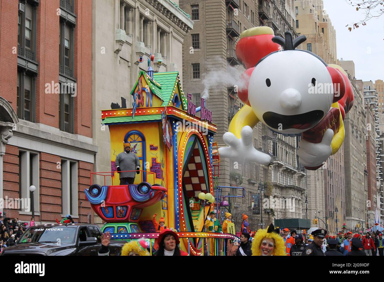 Balloons of the Macy's Thanksgiving Day Parade, NYC, USA Stock Photo ...