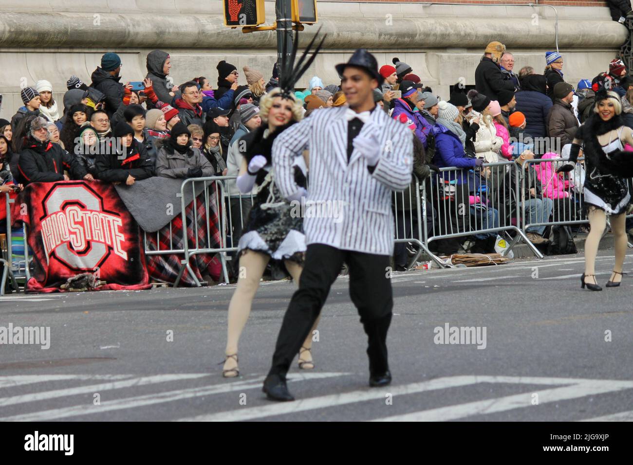 Performers at the Macy's Thanksgiving Day Parade, NYC, USA Stock Photo ...