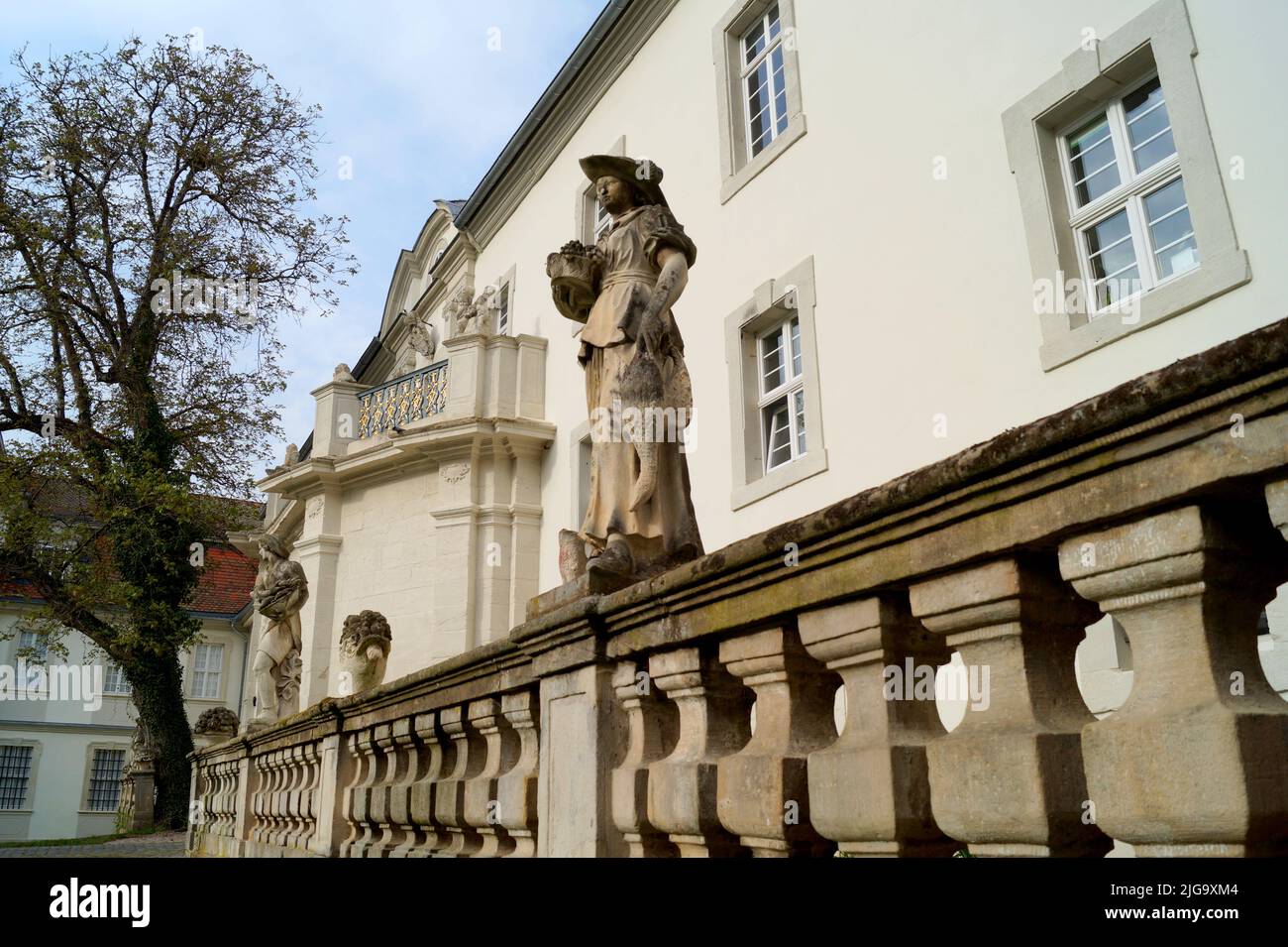 Schloss Fasanerie, palace complex from the 1700s, near Fulda ...