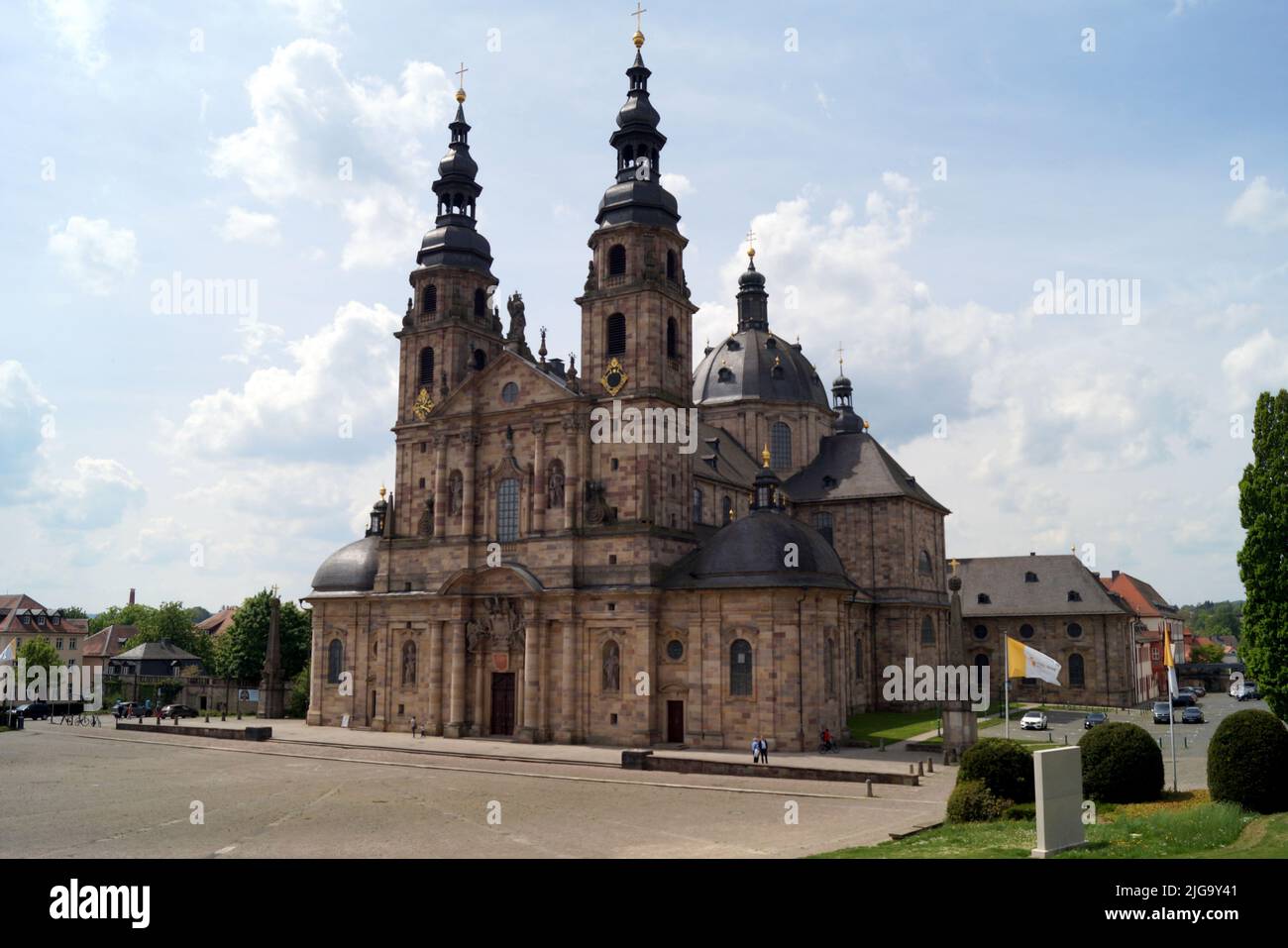 Fulda Cathedral, burial place of Saint Boniface, Baroque architectural ...