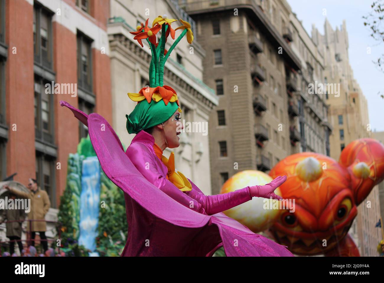 Balloons of the Macy's Thanksgiving Day Parade, NYC, USA Stock Photo ...