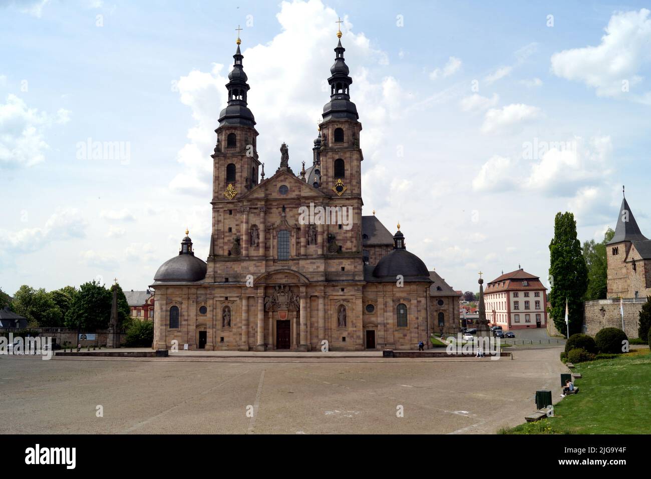 Fulda Cathedral, burial place of Saint Boniface, Baroque architectural ...