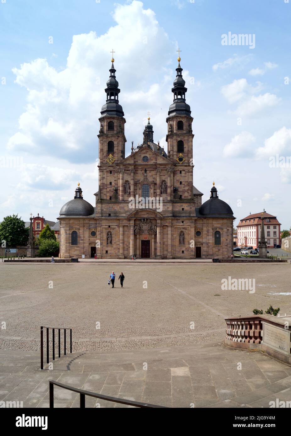 Fulda Cathedral, burial place of Saint Boniface, Baroque architectural ...
