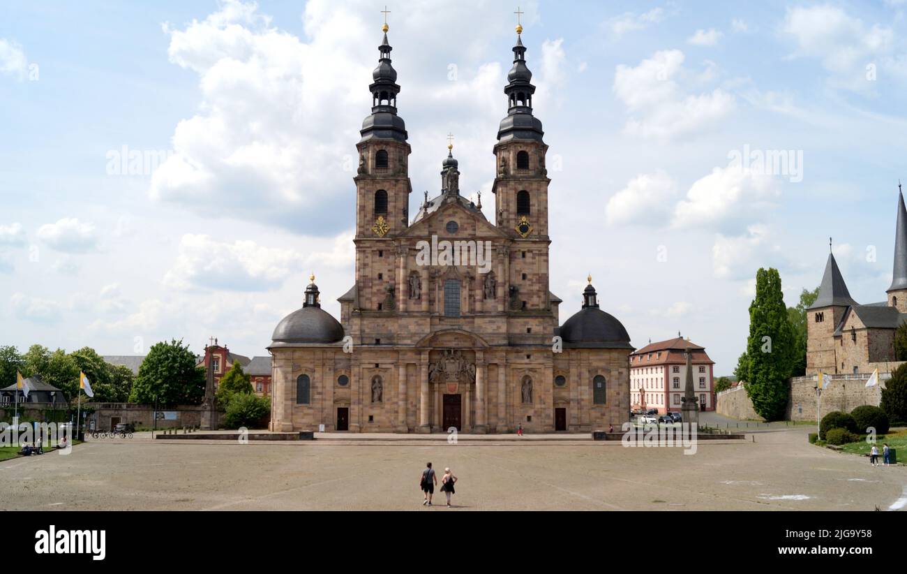 Fulda Cathedral, burial place of Saint Boniface, Baroque architectural ...