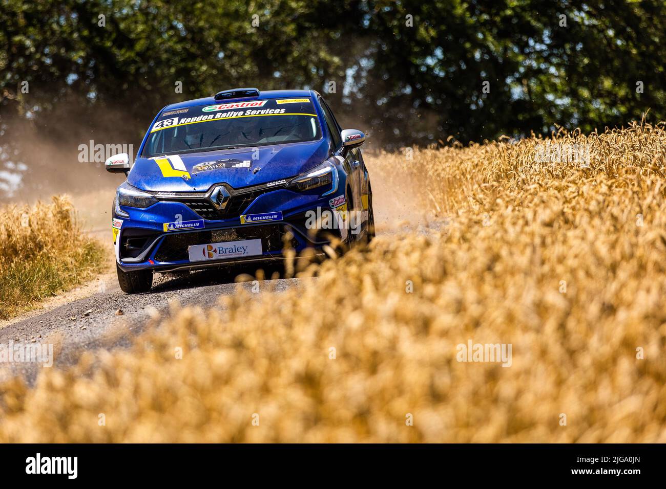43 MAGNOU Patrick, VILANOVA Anthony, Renault Clio RS Line, action during the Rallye Aveyron ...