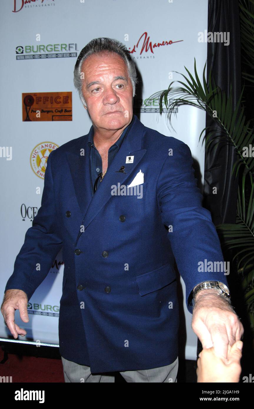Sopranos star tony sirico on south beach hi-res stock photography and ...
