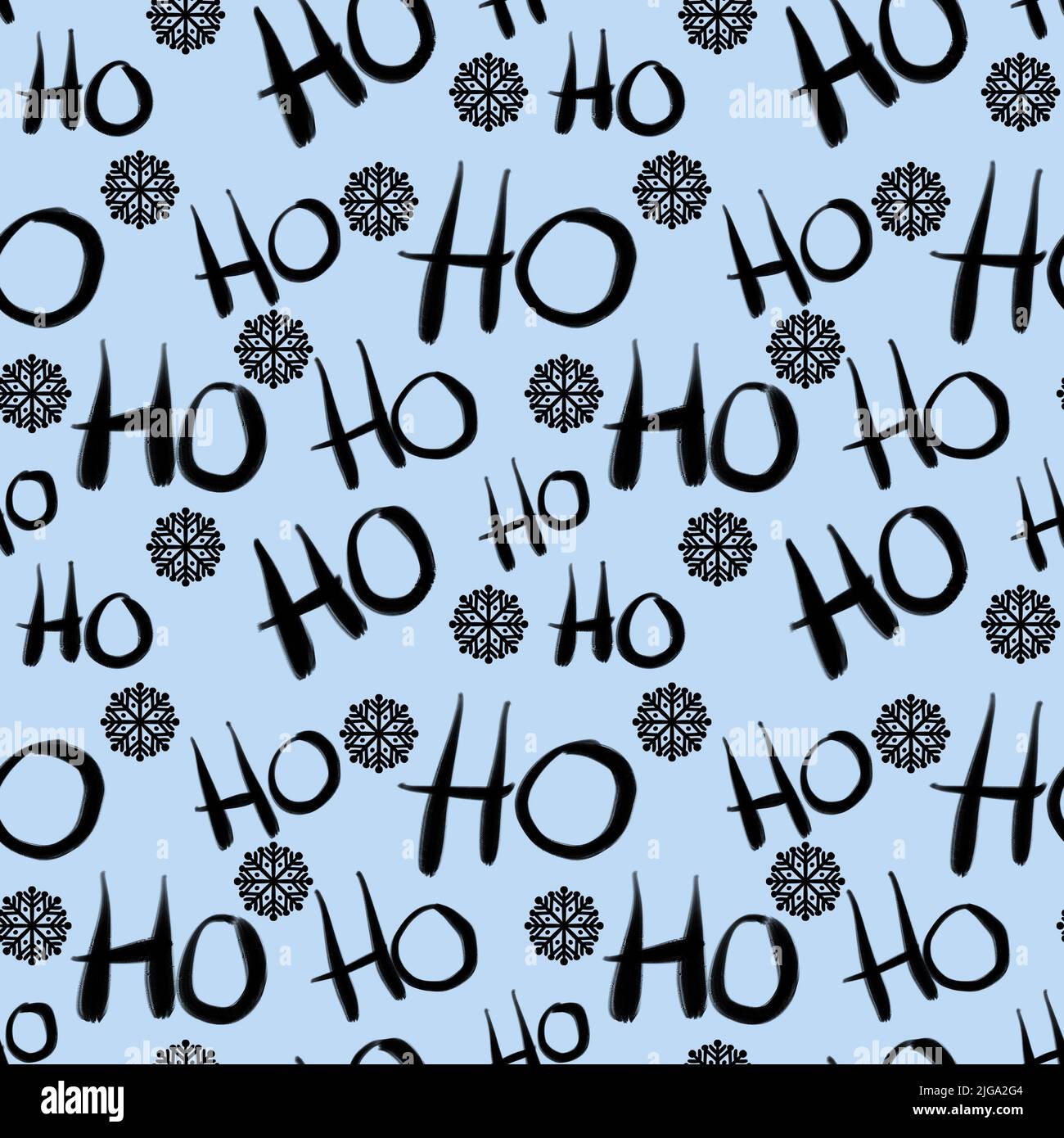 Christmas seamless Santa ho ho ho pattern for new year gifts and ...