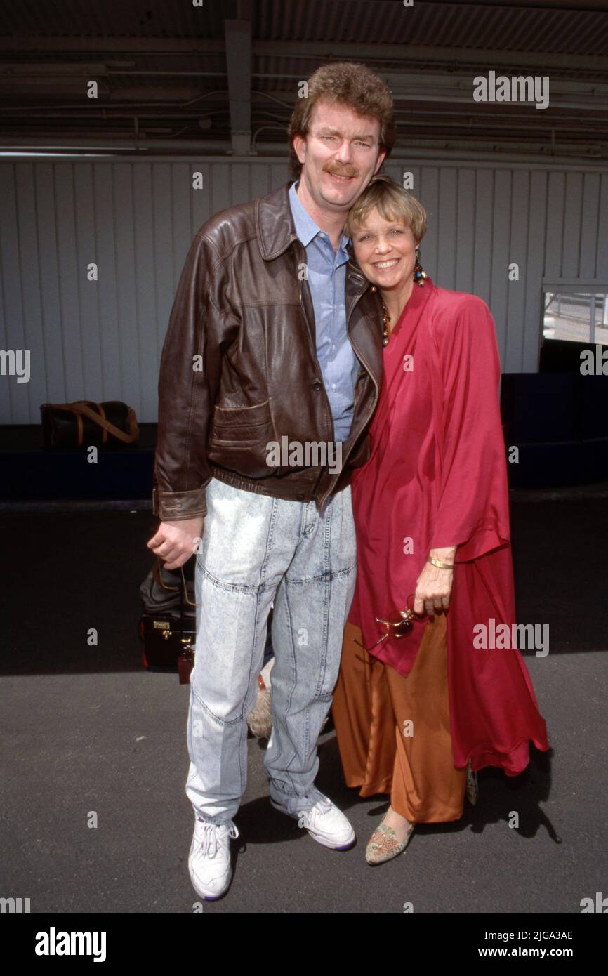 Maureen Reagan and Dennis Revell Circa 1990's Credit: Ralph Dominguez ...