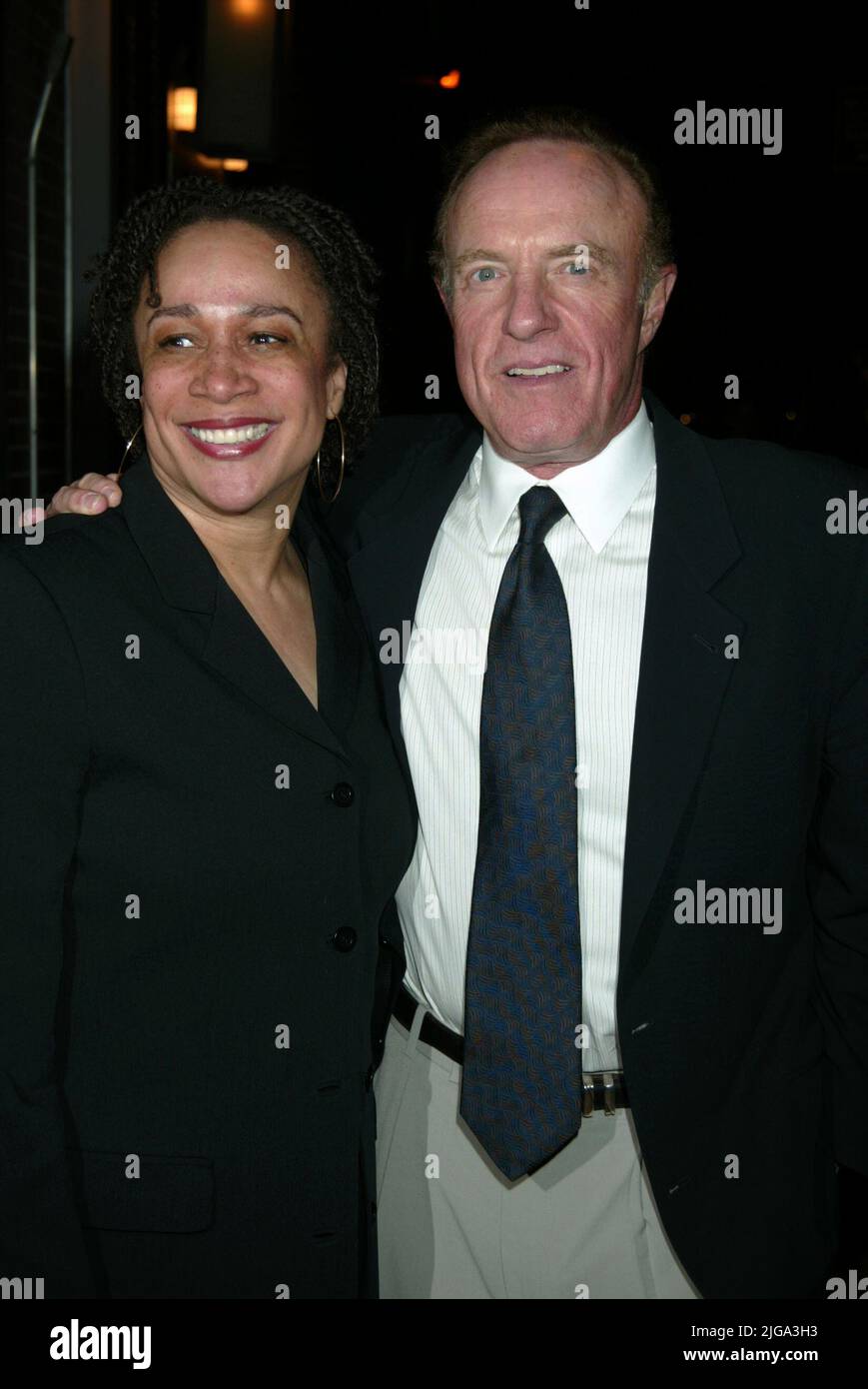 S. Epatha Merkerson and James Caan attend NBC 2003-04 Upfront Party at ...