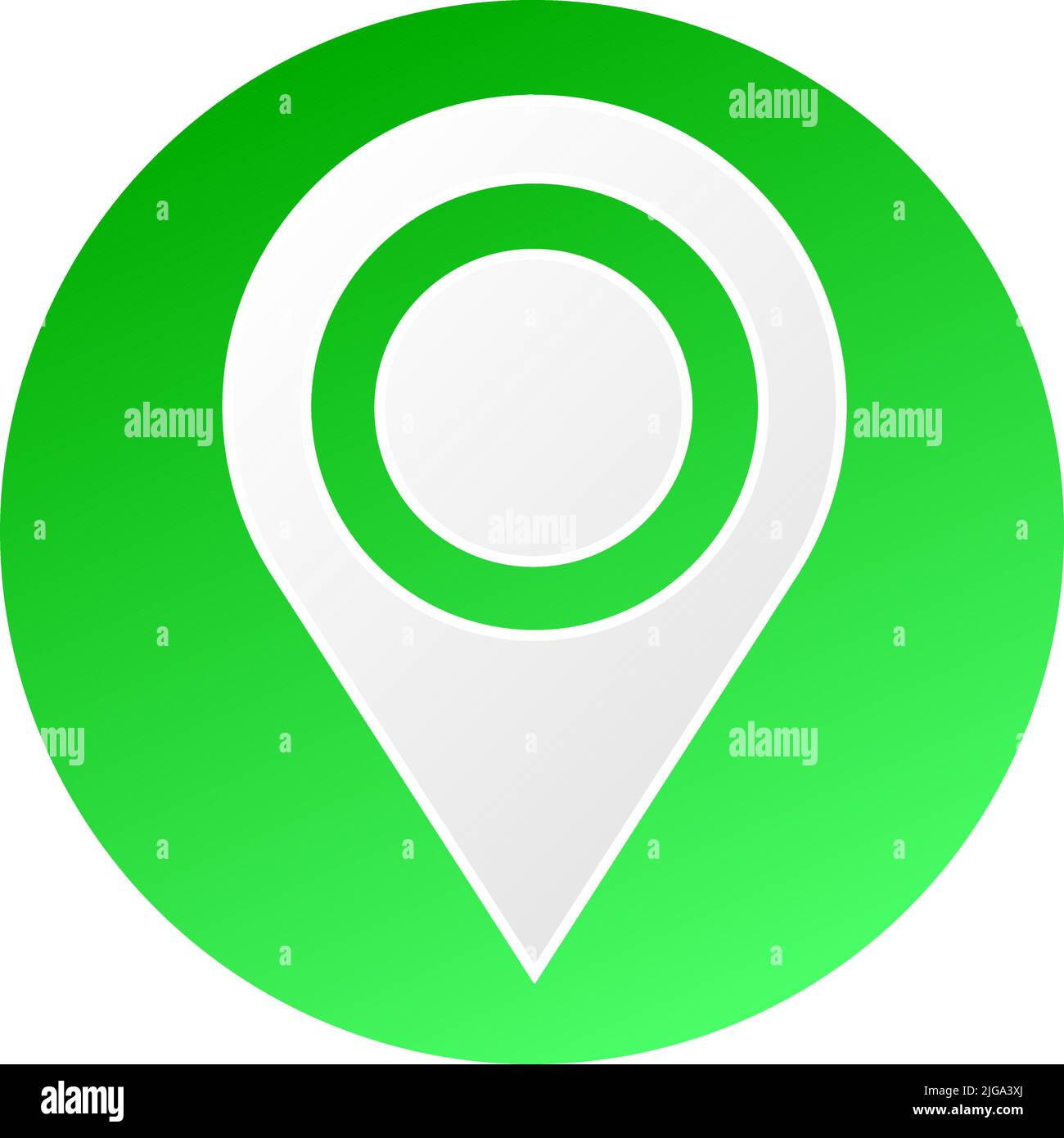 Map marker, map pin location, address icon vector illustration. Stock ...