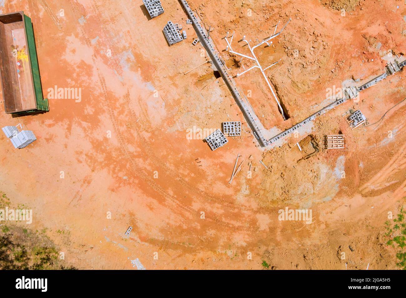 Ground water drainage system pipes hi-res stock photography and images ...