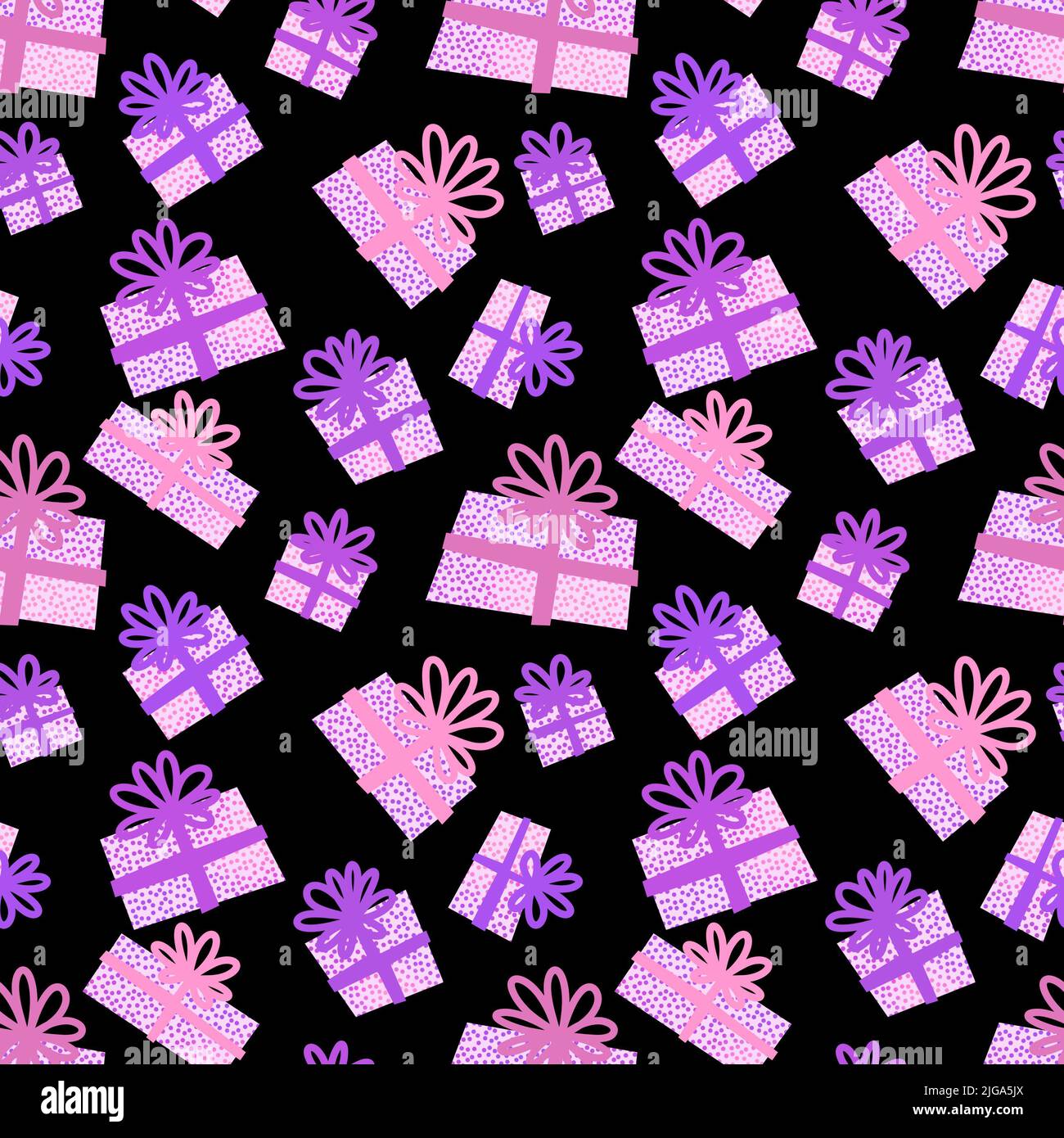 Christmas seamless present pattern for new year gifts and birthday ...