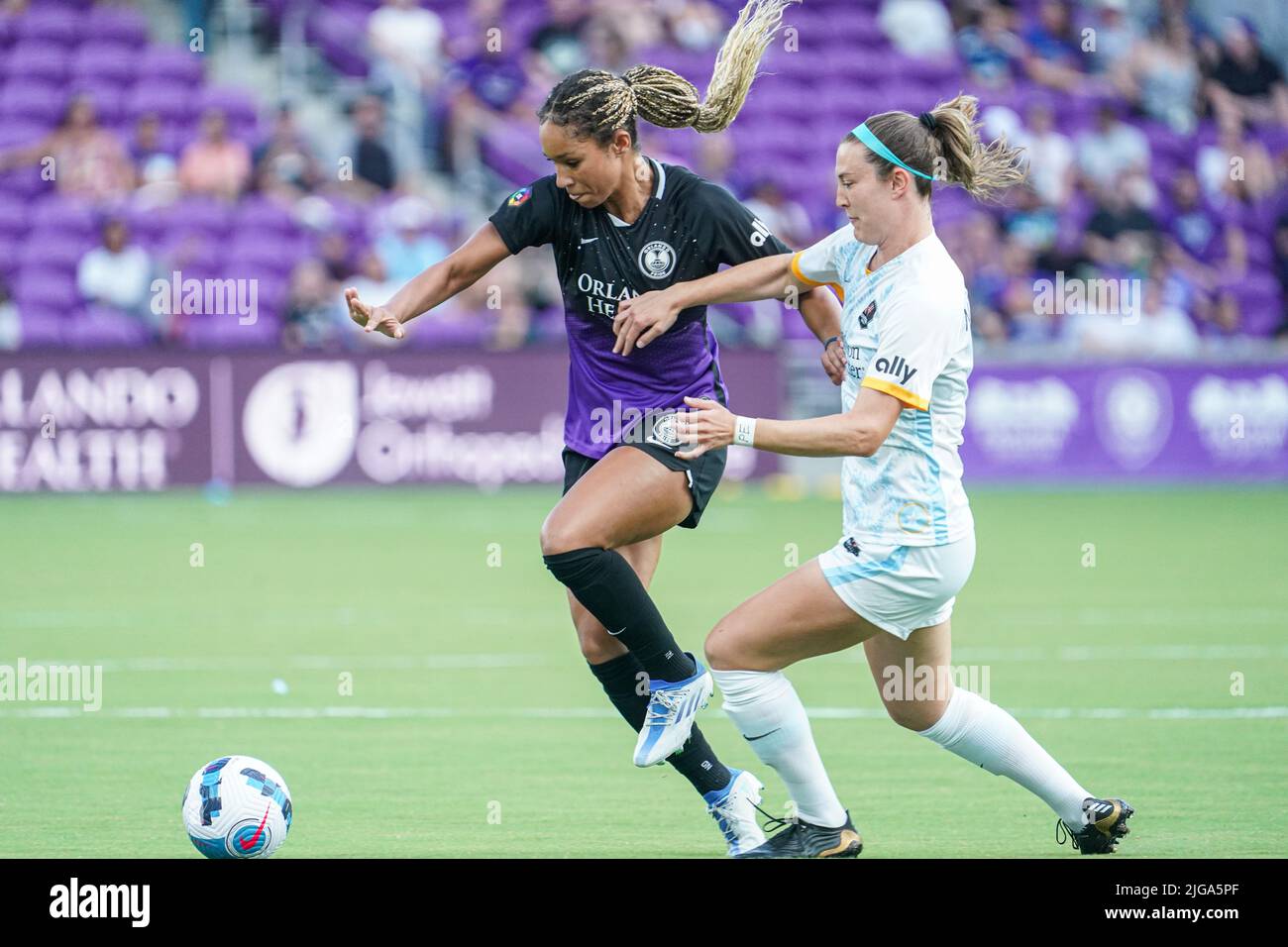 Orlando, Florida, USA, July 8, 2022, Orlando Pride Forward Jenkins ...