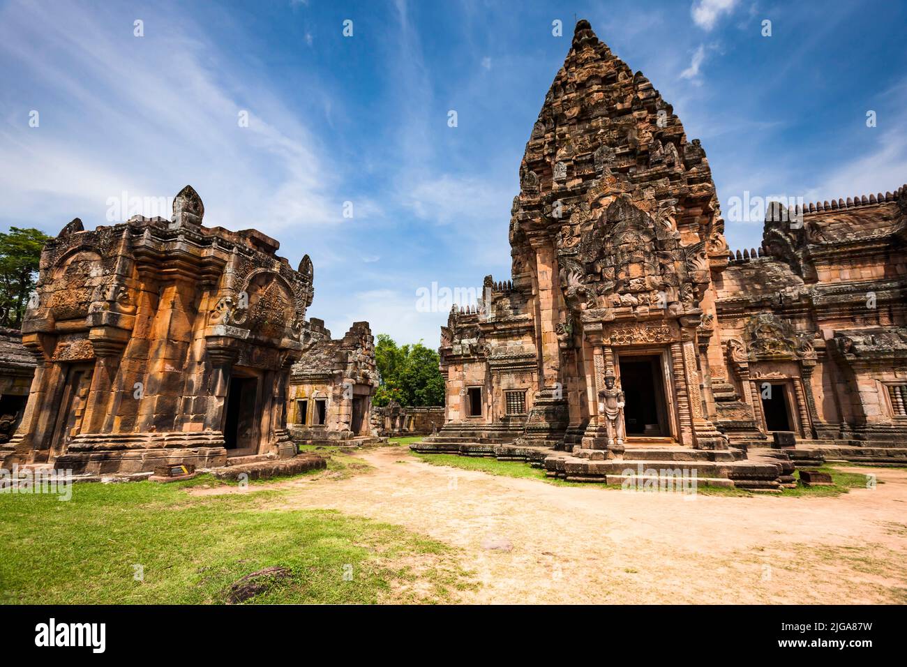 Prasat Hin Khao Phanom Rung, Khmer temple, Buri Ram, Buriram, Isan ...
