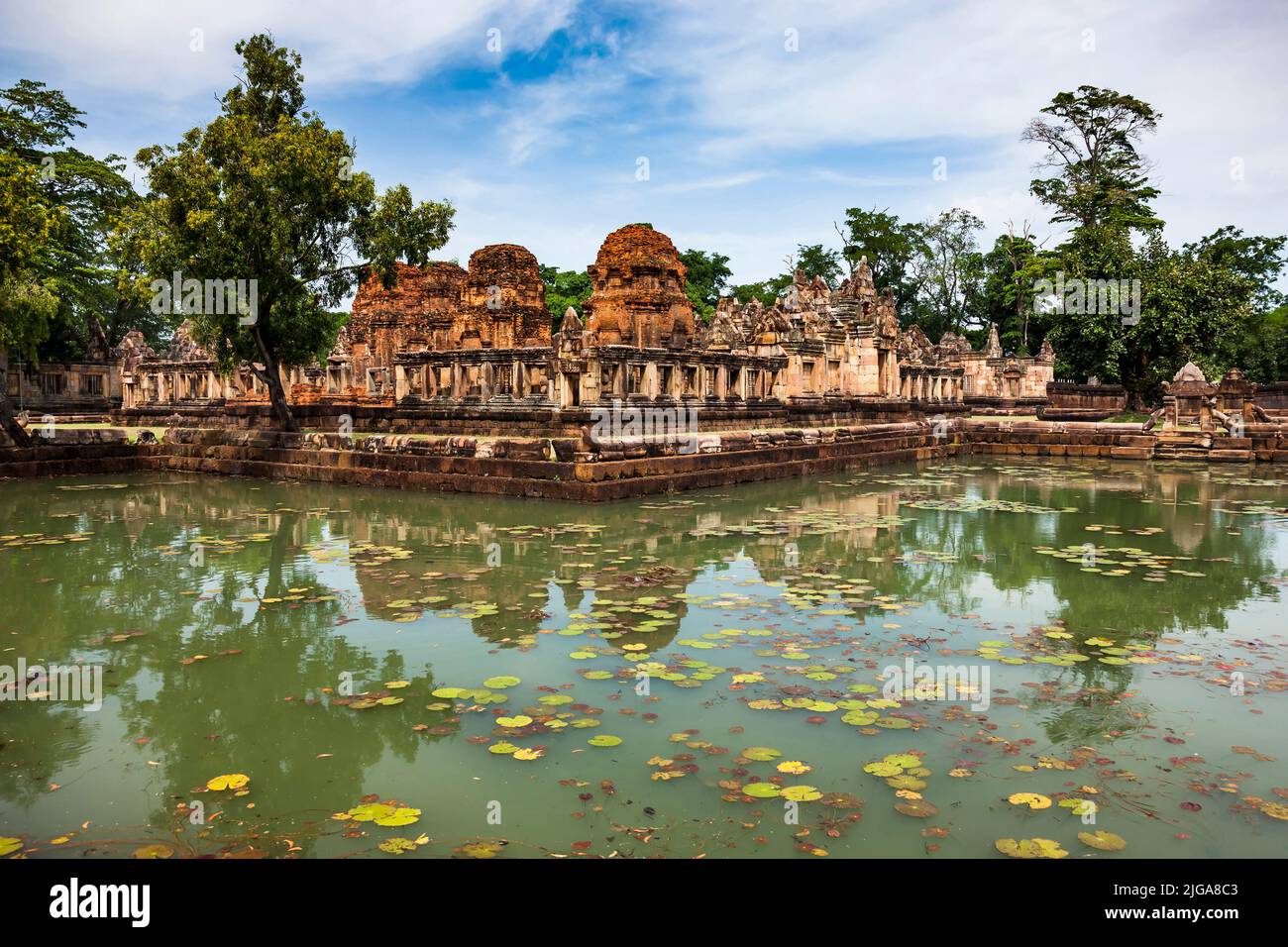 Prasat Muang Tam, Khmer temple, Buri Ram, Buriram, Isan(Isaan),Thailand, Southeast Asia, Asia ...