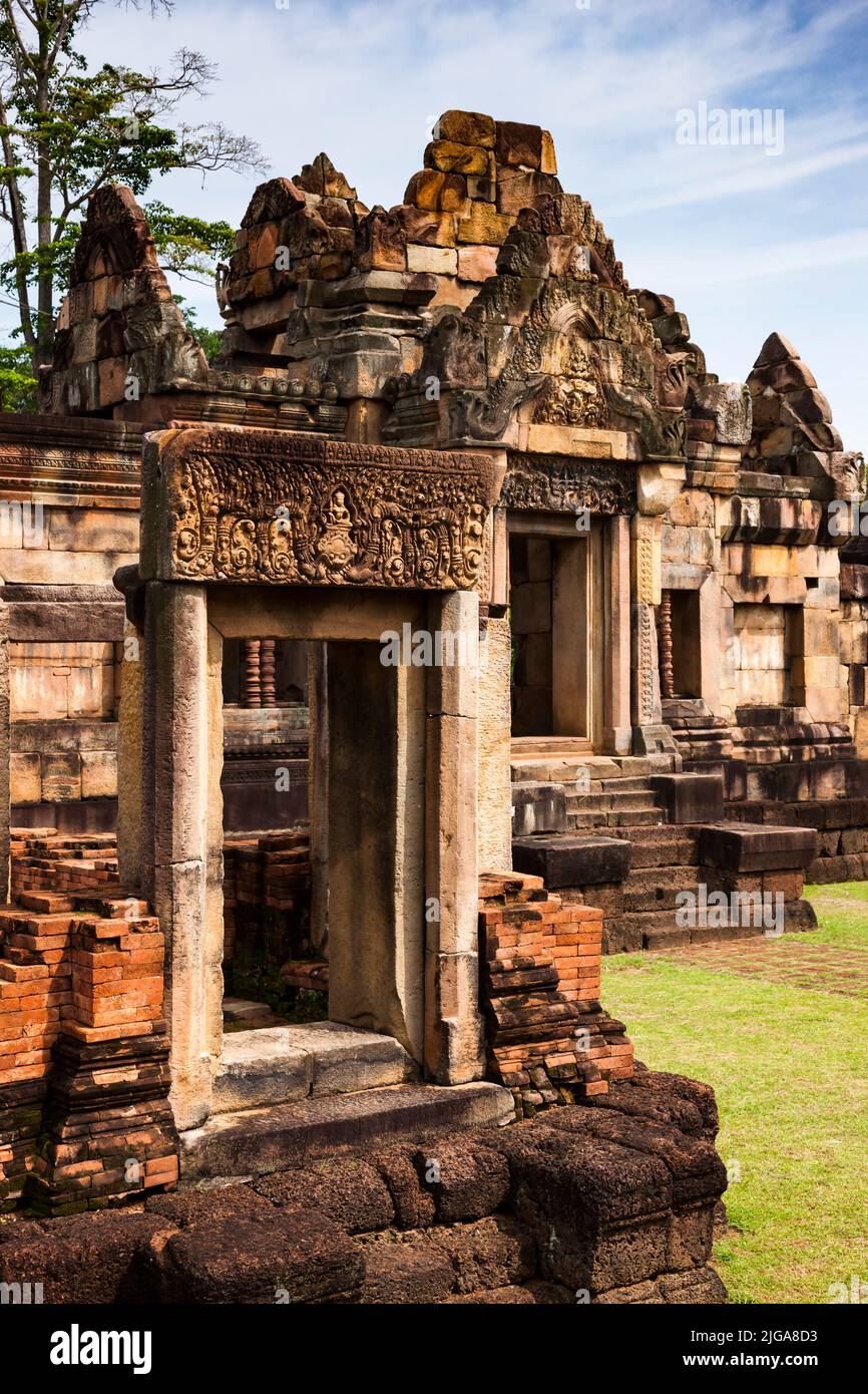 Prasat Muang Tam, Khmer temple, Buri Ram, Buriram, Isan(Isaan),Thailand ...