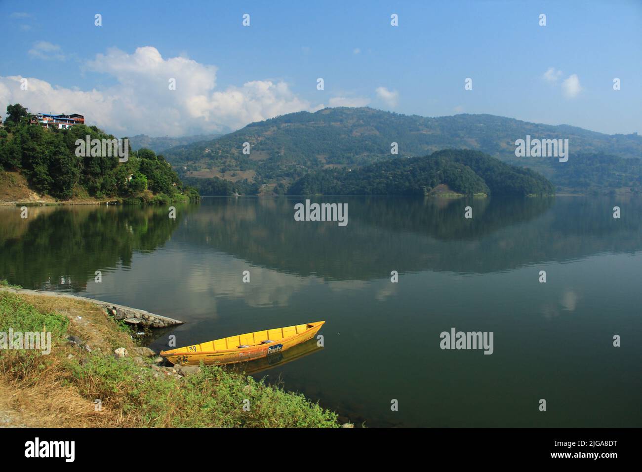 Tourist Attraction at Begnas Lake in Nepal Stock Photo - Alamy
