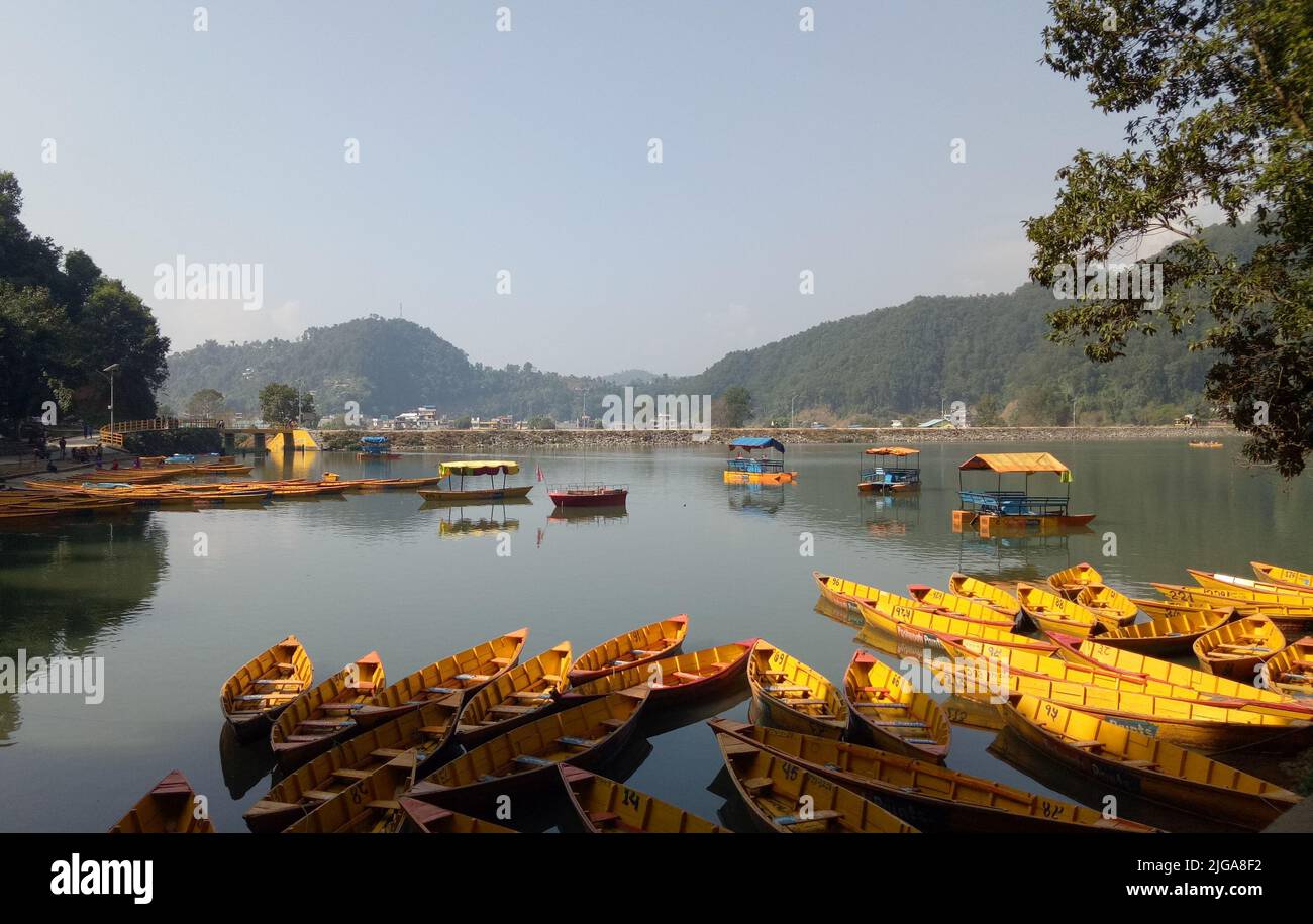 Tourist Attraction at Begnas Lake in Nepal Stock Photo - Alamy