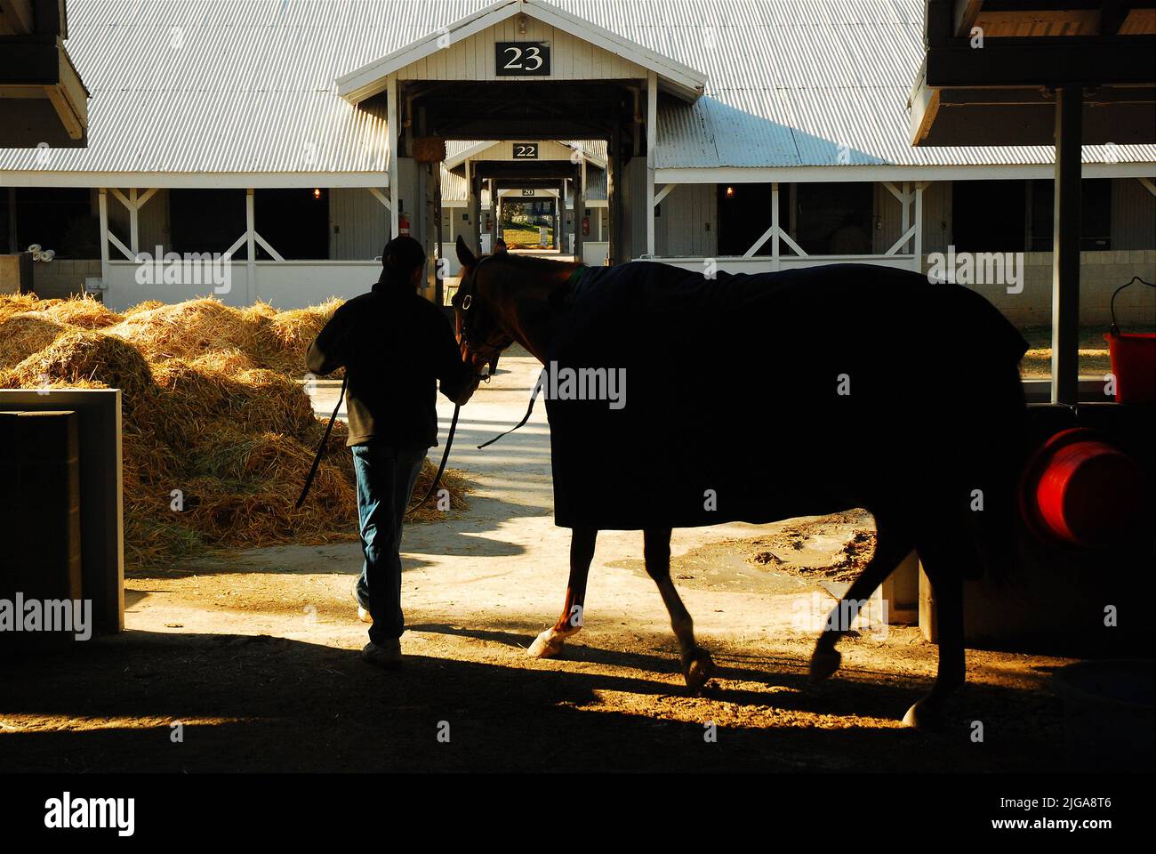 Trainer stables stable hi-res stock photography and images - Alamy