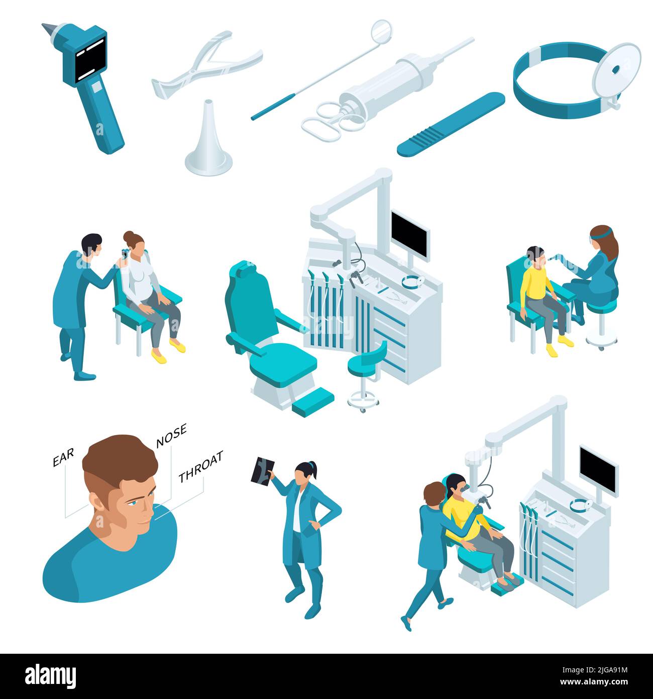 Ent tools Stock Vector Images - Alamy