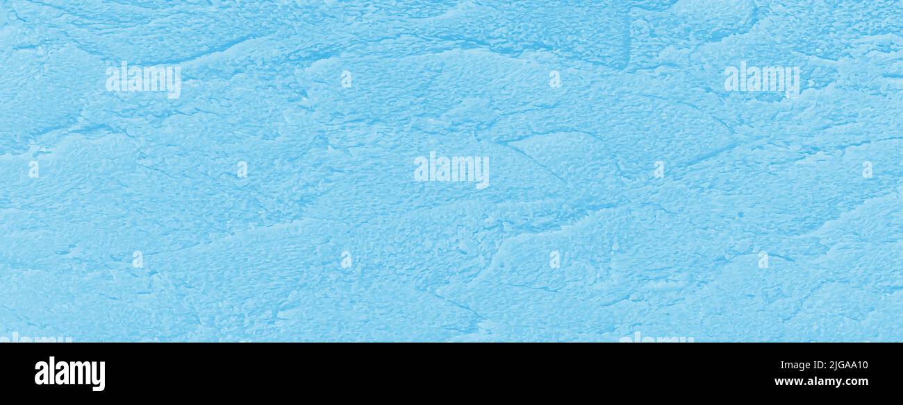 Blue wall with scratched plaster. Vector illustration for banners ...