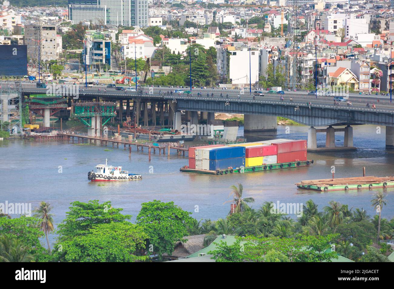 HCM panoramic city view from above Stock Photo - Alamy