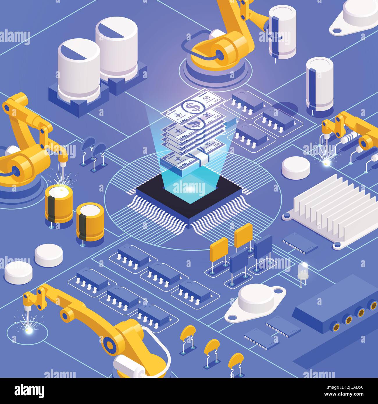 Digitalization vector vectors hi-res stock photography and images - Alamy