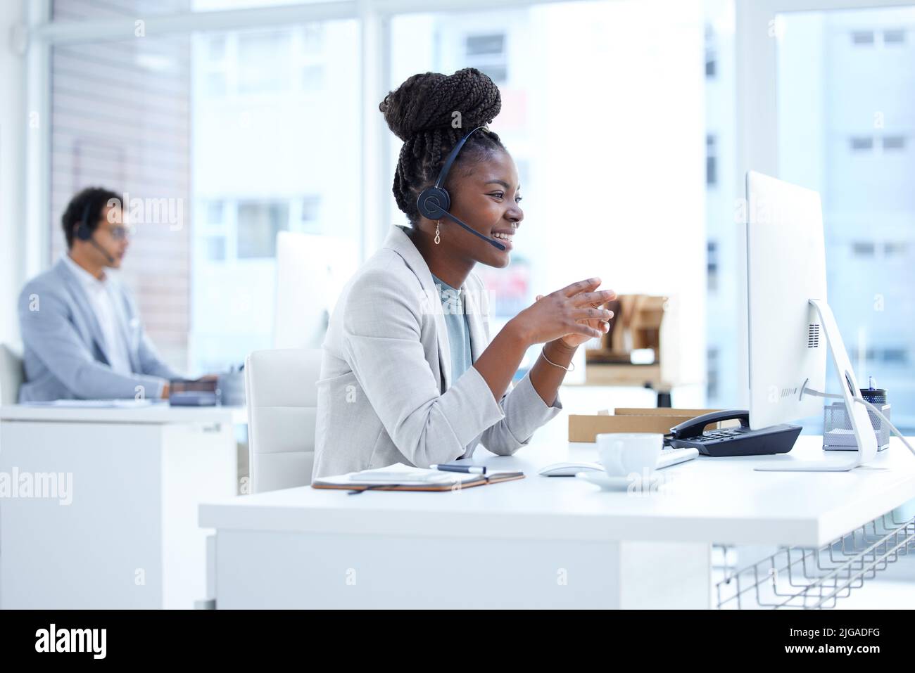 Call center solutions hi-res stock photography and images - Alamy