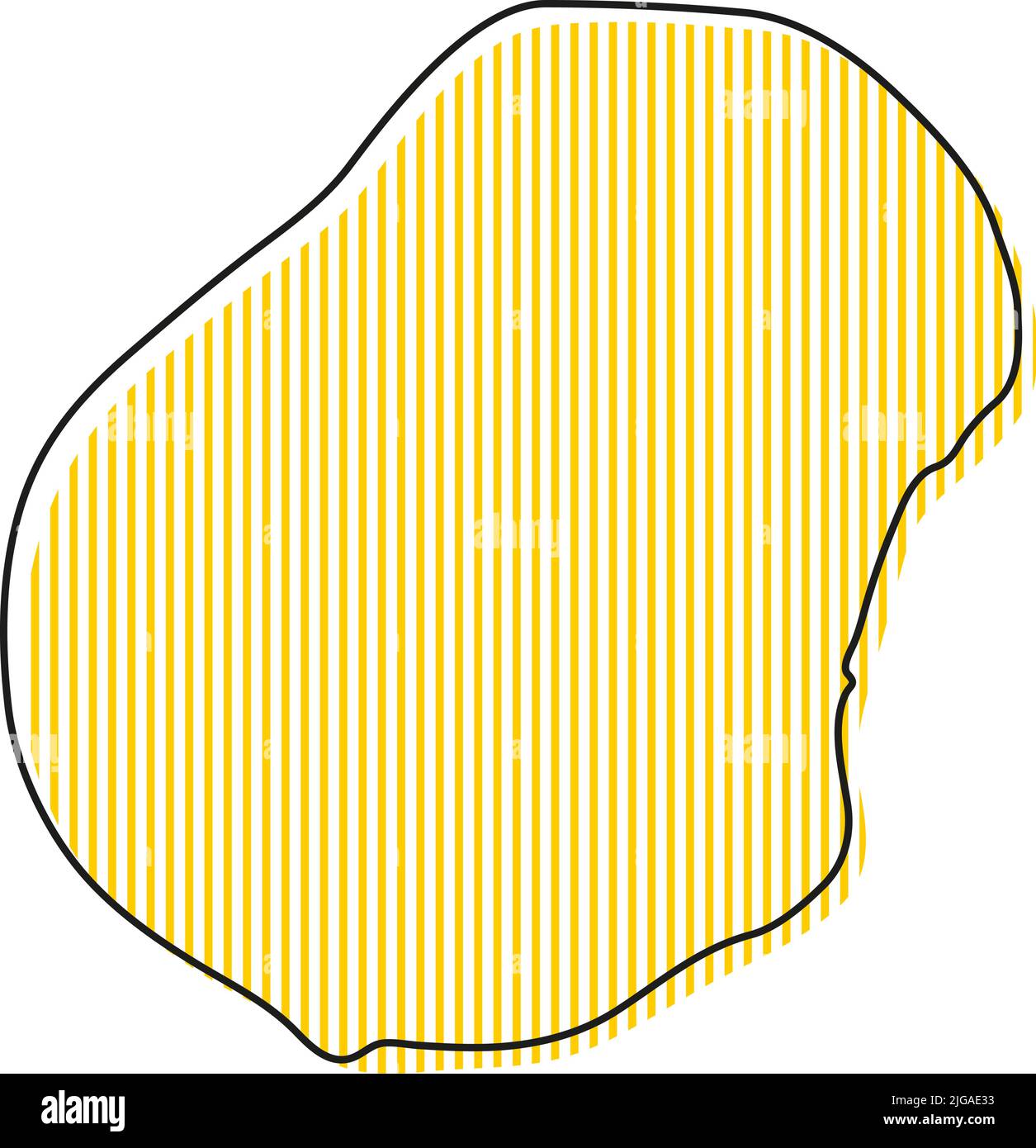 Stylized simple outline map of Nauru icon Stock Vector Image & Art - Alamy