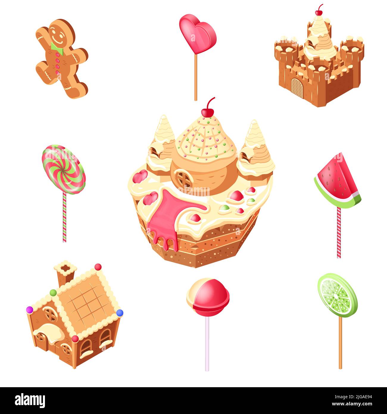 Hazelnut sticks Stock Vector Images - Alamy