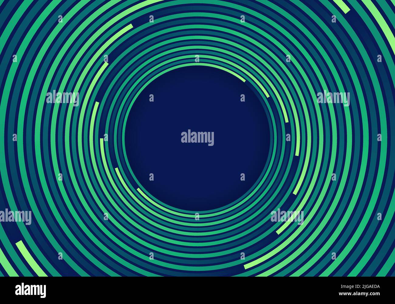 Blue concentric circles tunnel Stock Vector Images - Alamy
