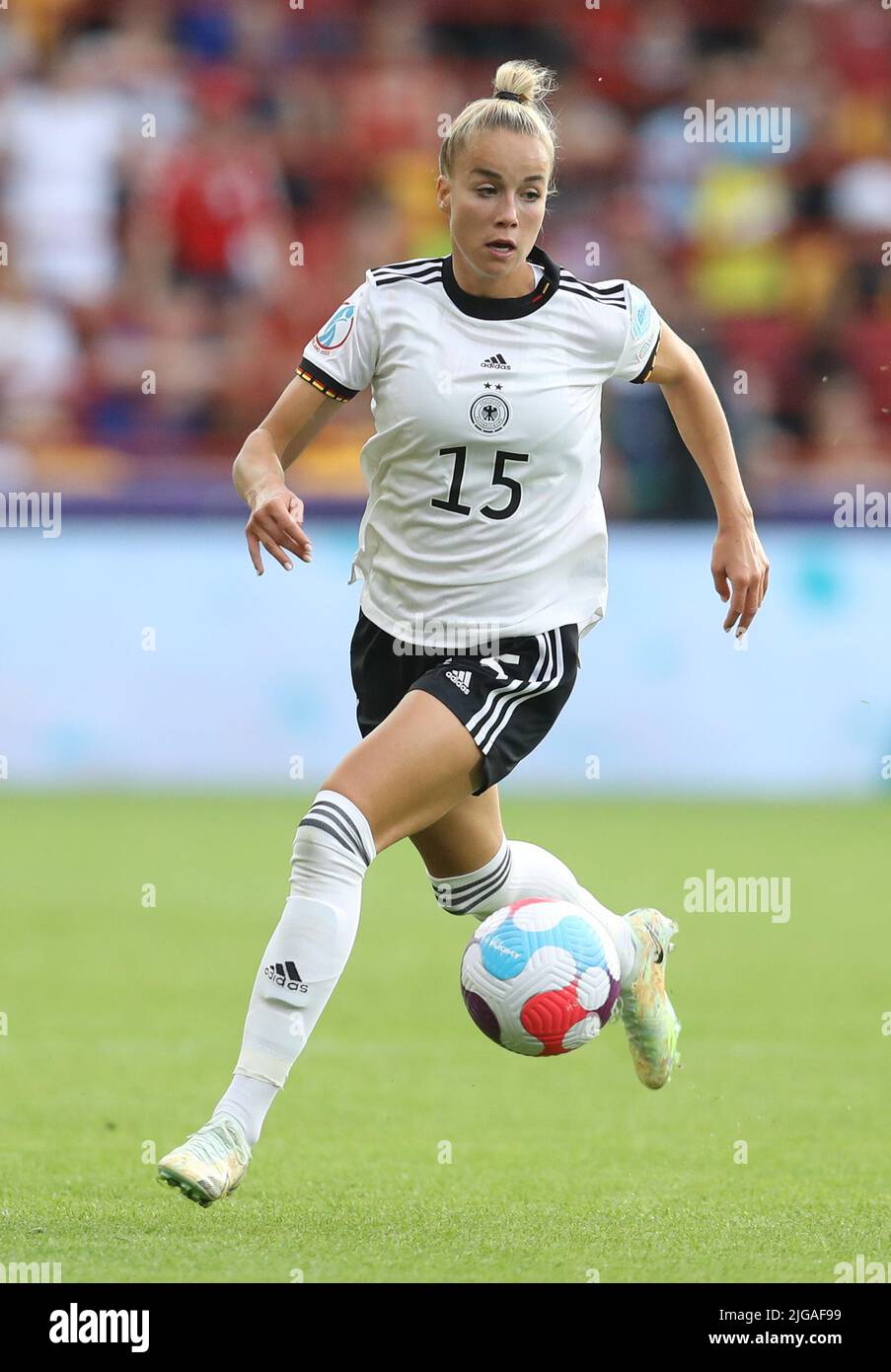 London, England, 8th July 2022. Giulia Gwinn of Germany during the UEFA ...