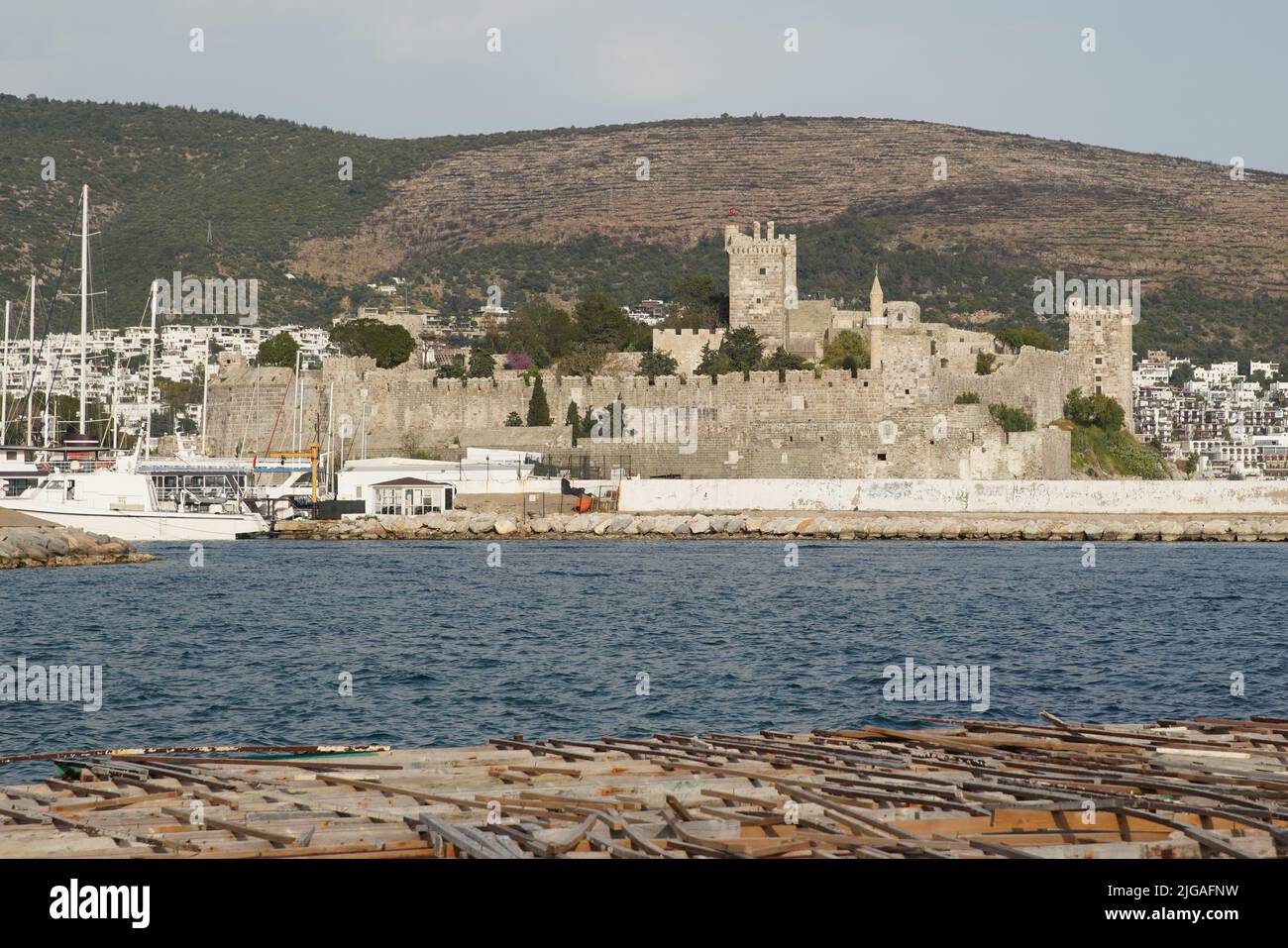 Bodrum Castle in Bodrum Town, Mugla, Turkey Stock Photo - Alamy