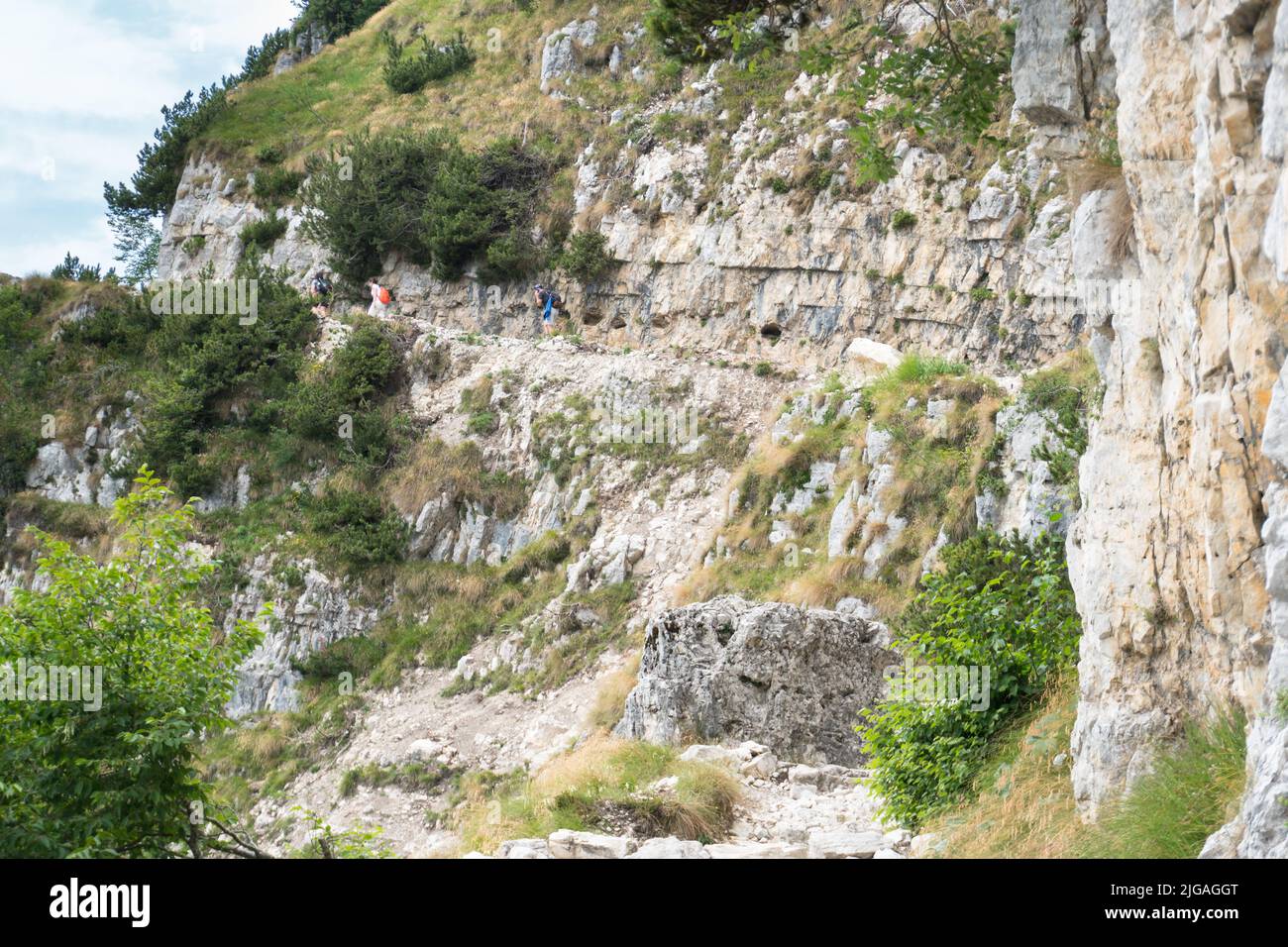 The road of the 52 tunnels is a military mule track built during the ...