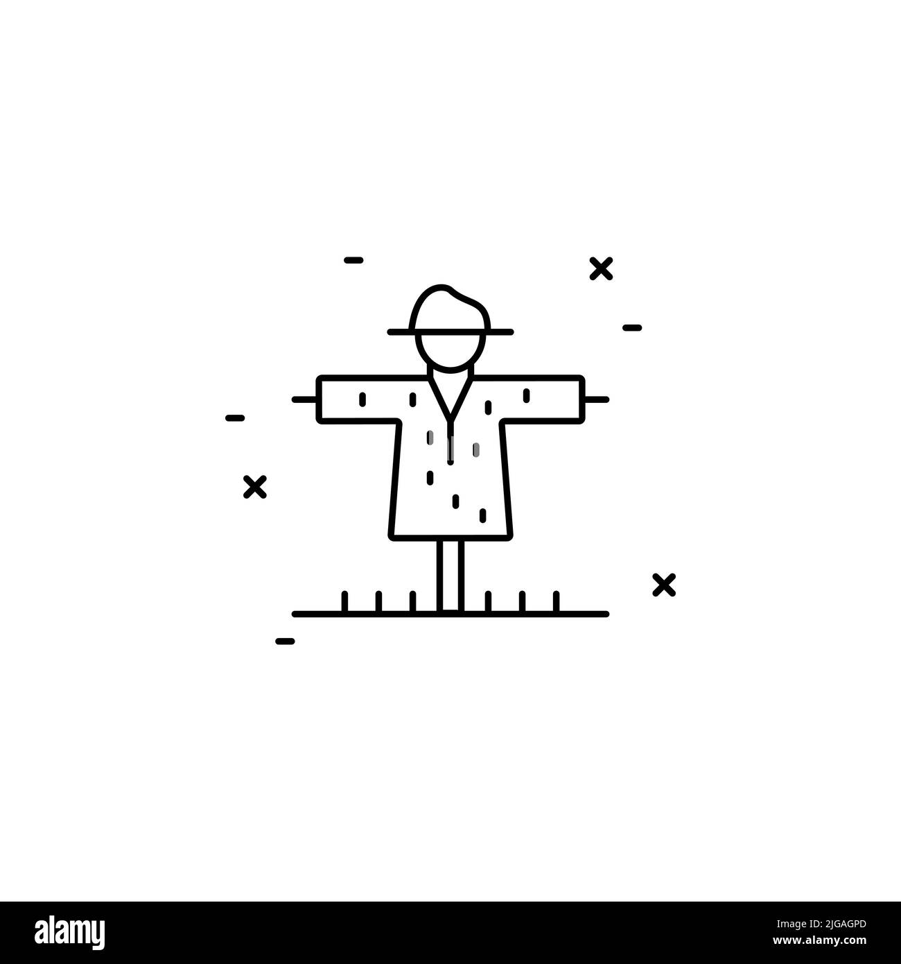 stuffed icon. Simple thin line, outline of Agriculture icons for UI and ...