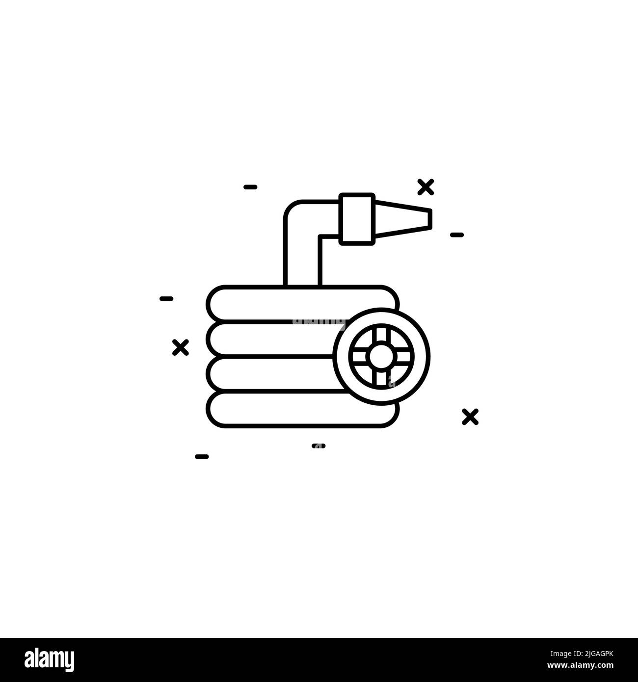 hose, water, farm icon. Simple thin line, outline of Agriculture icons ...