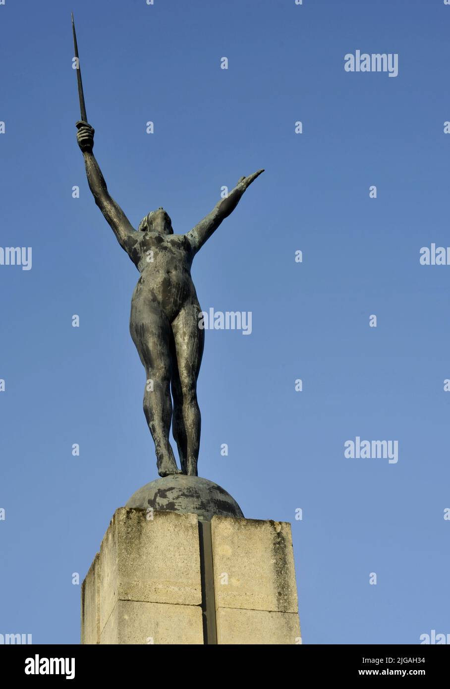 statue and sculpture at Nantes, France Stock Photo - Alamy