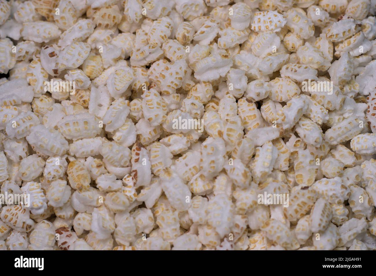 Khoi or Puffed rice. Traditional Bengali food Stock Photo - Alamy