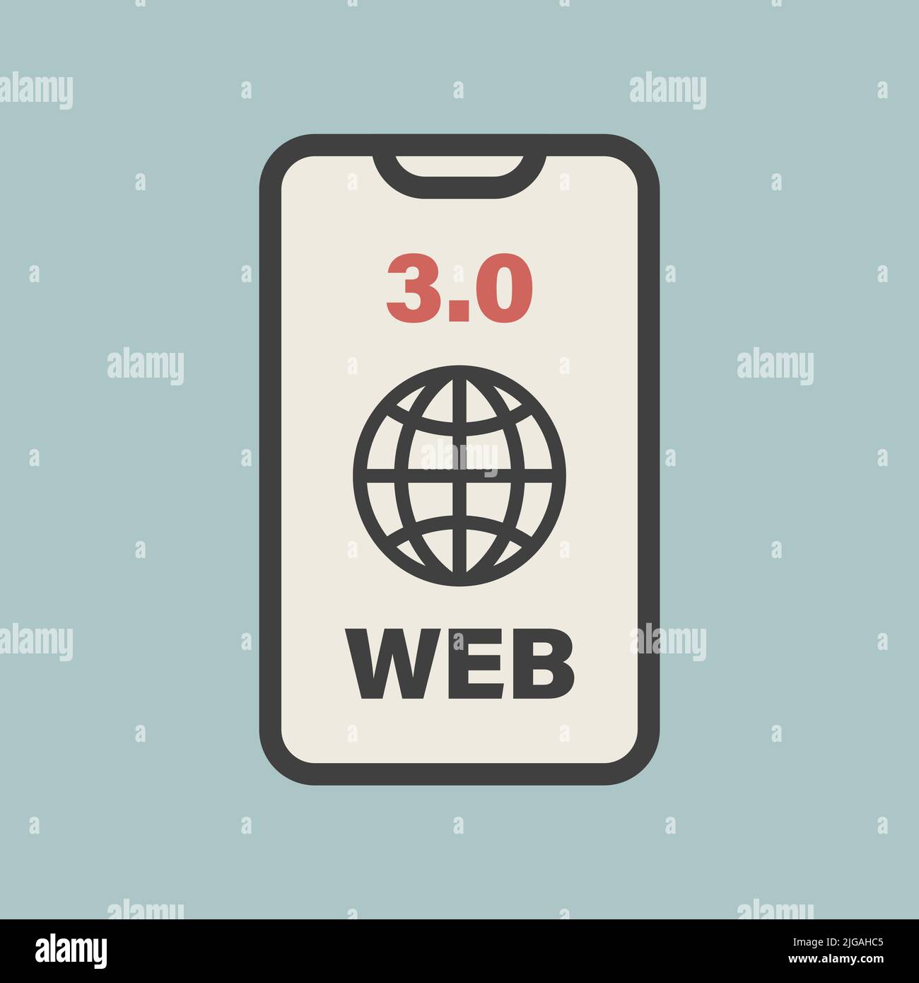 Web 3 0 icon Stock Vector Images - Alamy